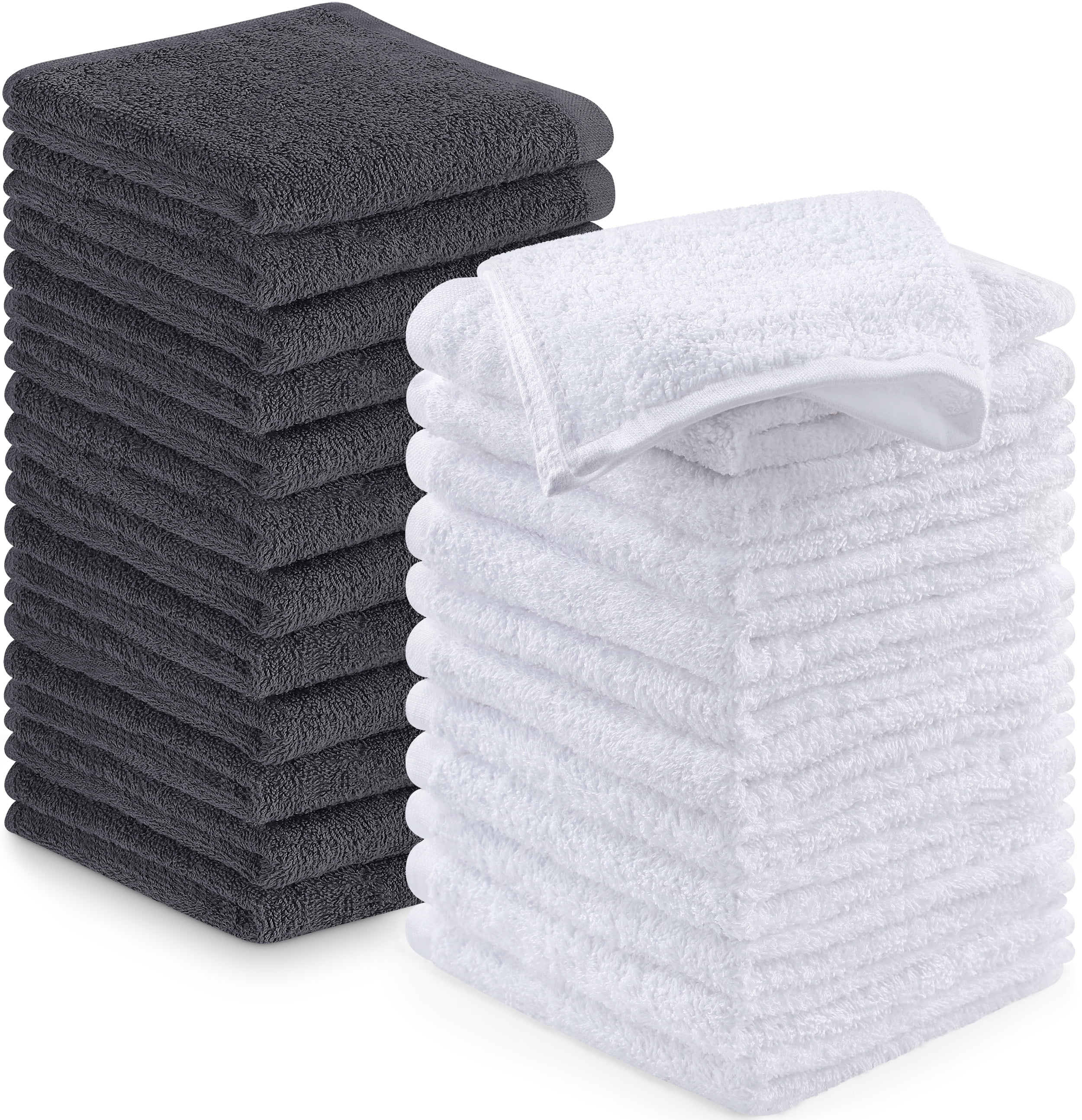 Utopia Towels Wash Cloths. Ultra Soft & Extra Absorbent, Wash Rags 100% ...