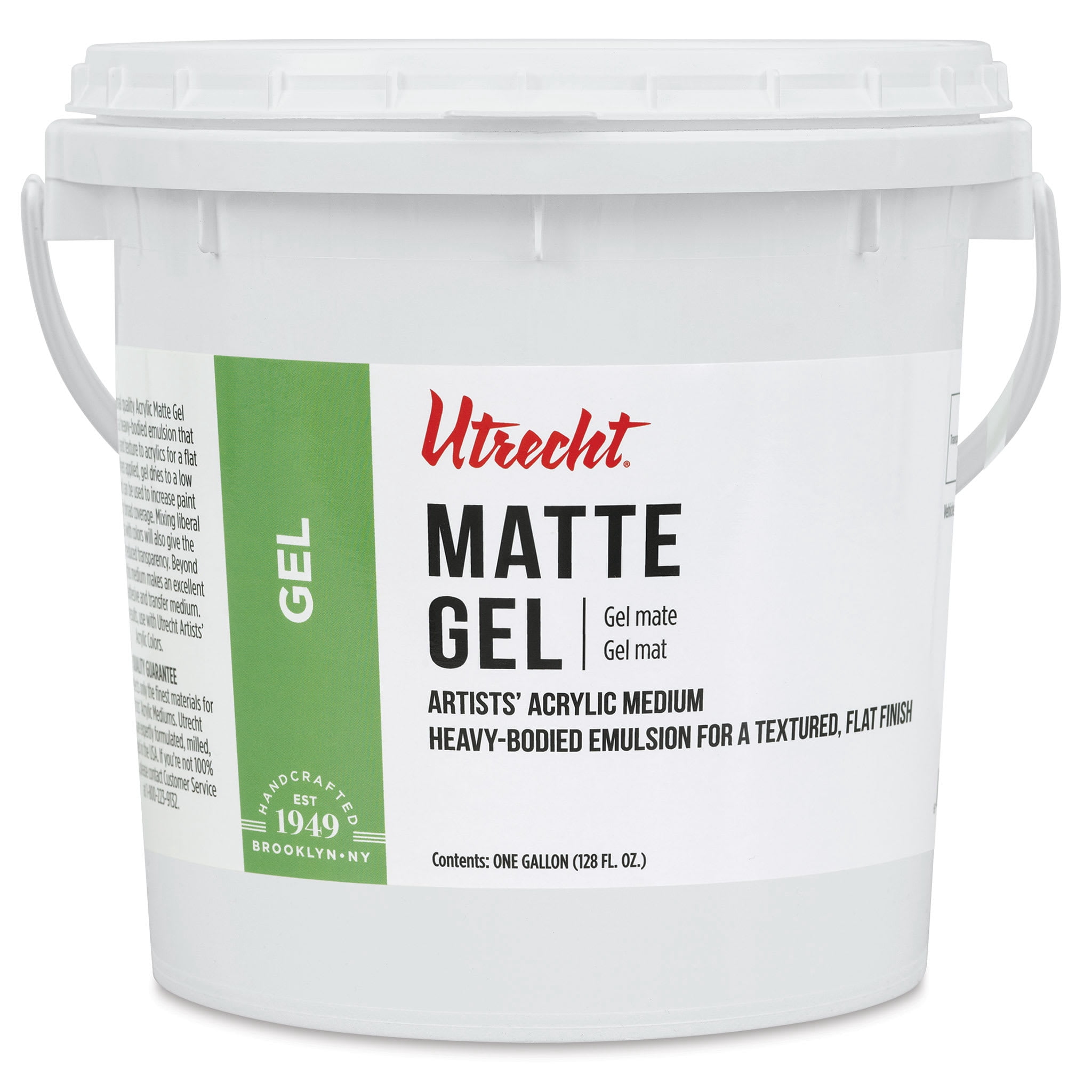 Utrecht Acrylic Medium - Gel Matte Medium, Gallon - Walmart.com