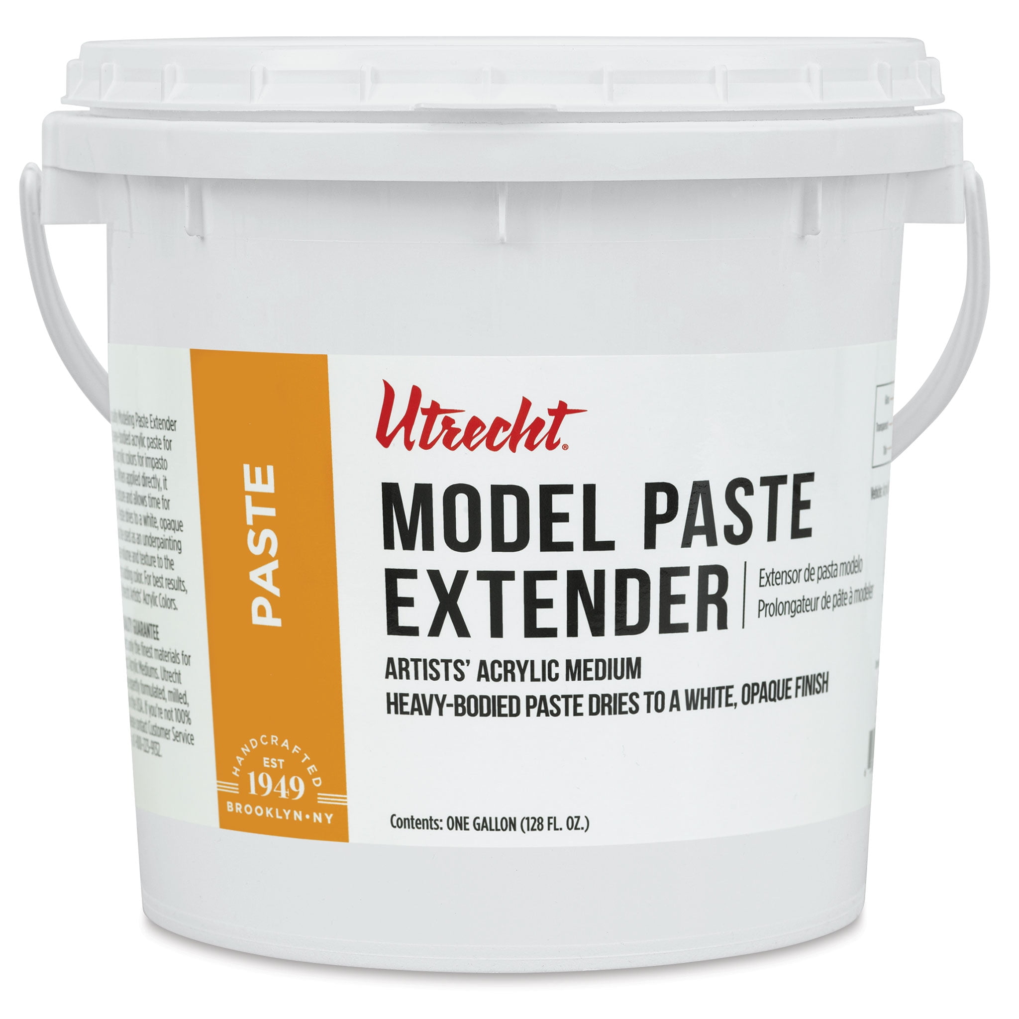 Utrecht Artists' Acrylic Medium - Modeling Paste Extender, 128 oz ...