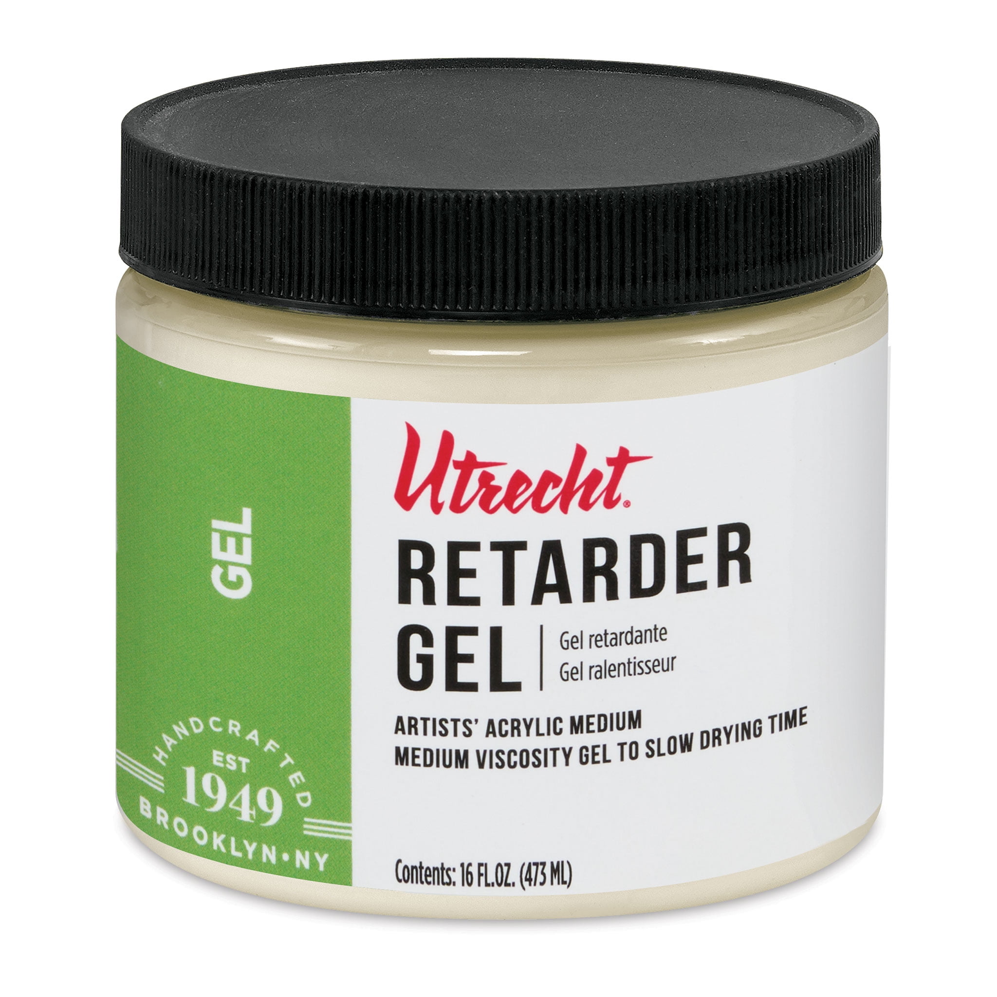 Utrecht Artists' Acrylic Retarder Gel Medium - 16 oz - Walmart.com