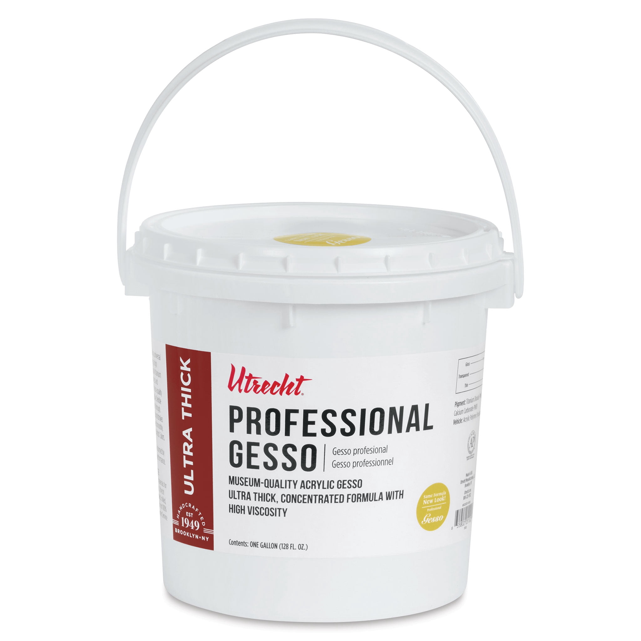 Utrecht Professional Acrylic Gesso - 128 oz - Walmart.com