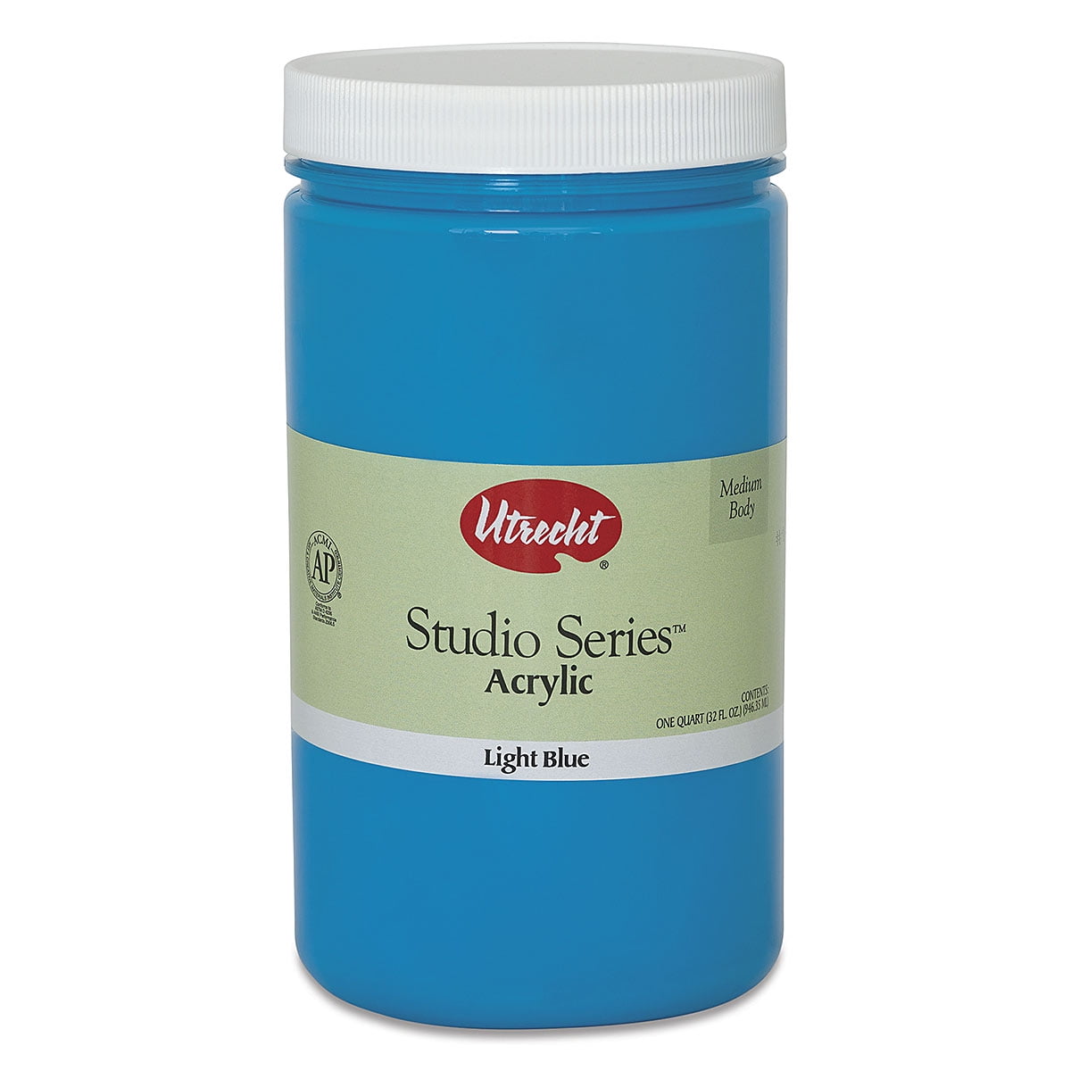 Utrecht Studio Series Acrylic Paint - Light Blue, Quart - Walmart.com