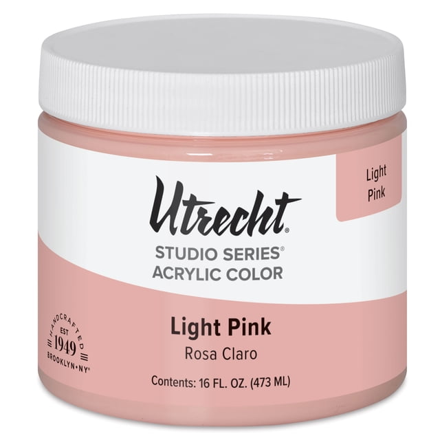 Utrecht Studio Series Acrylic Paint - Light Pink, Pint - Walmart ...