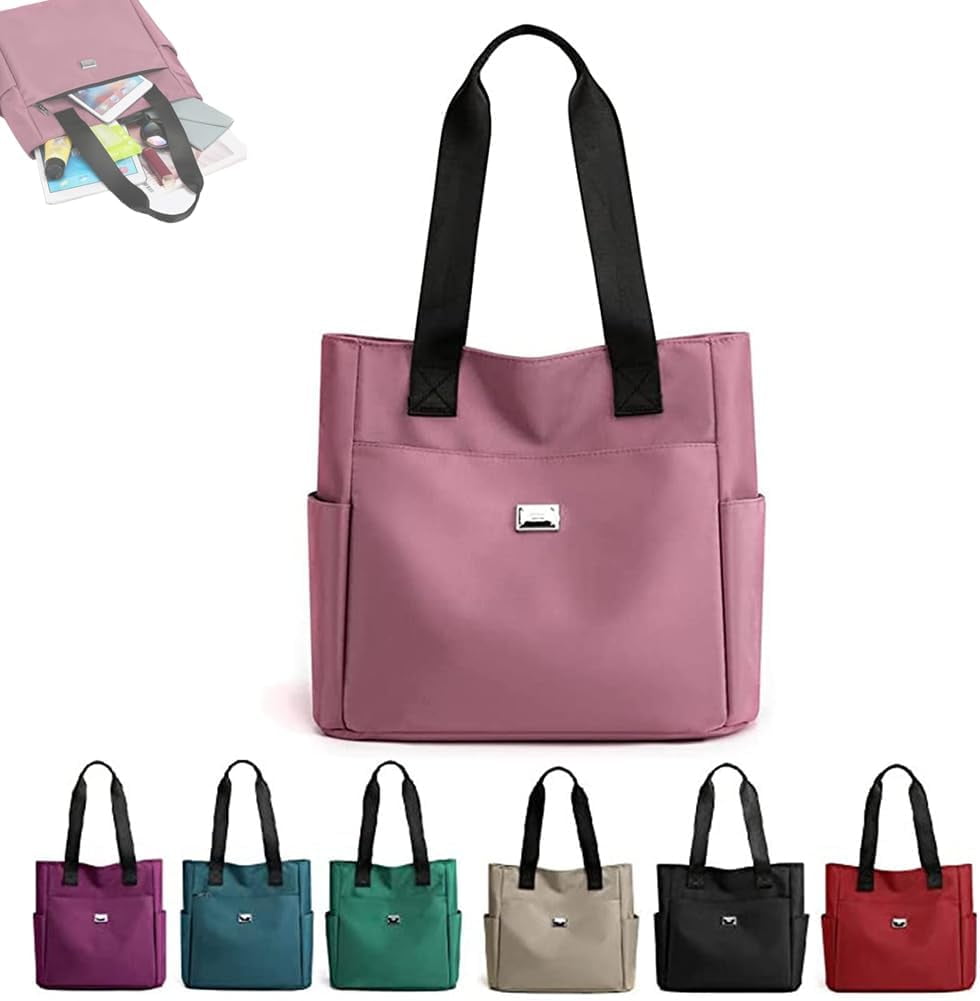 Utrum Large Capacity Water Repellent Multi Pocket Nylon Shoulder Bag ...