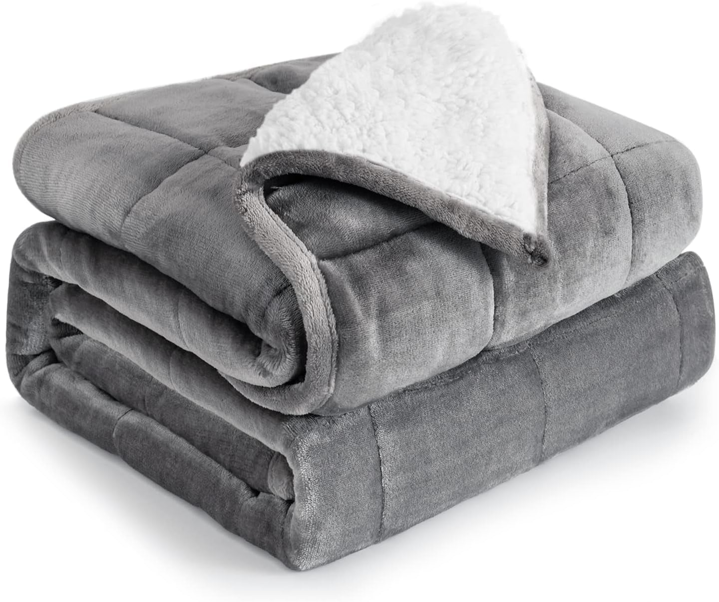 Uttermara Weighted Blanket 20 lbs, Soft Cozy Fuzz Queen Size Heavy ...
