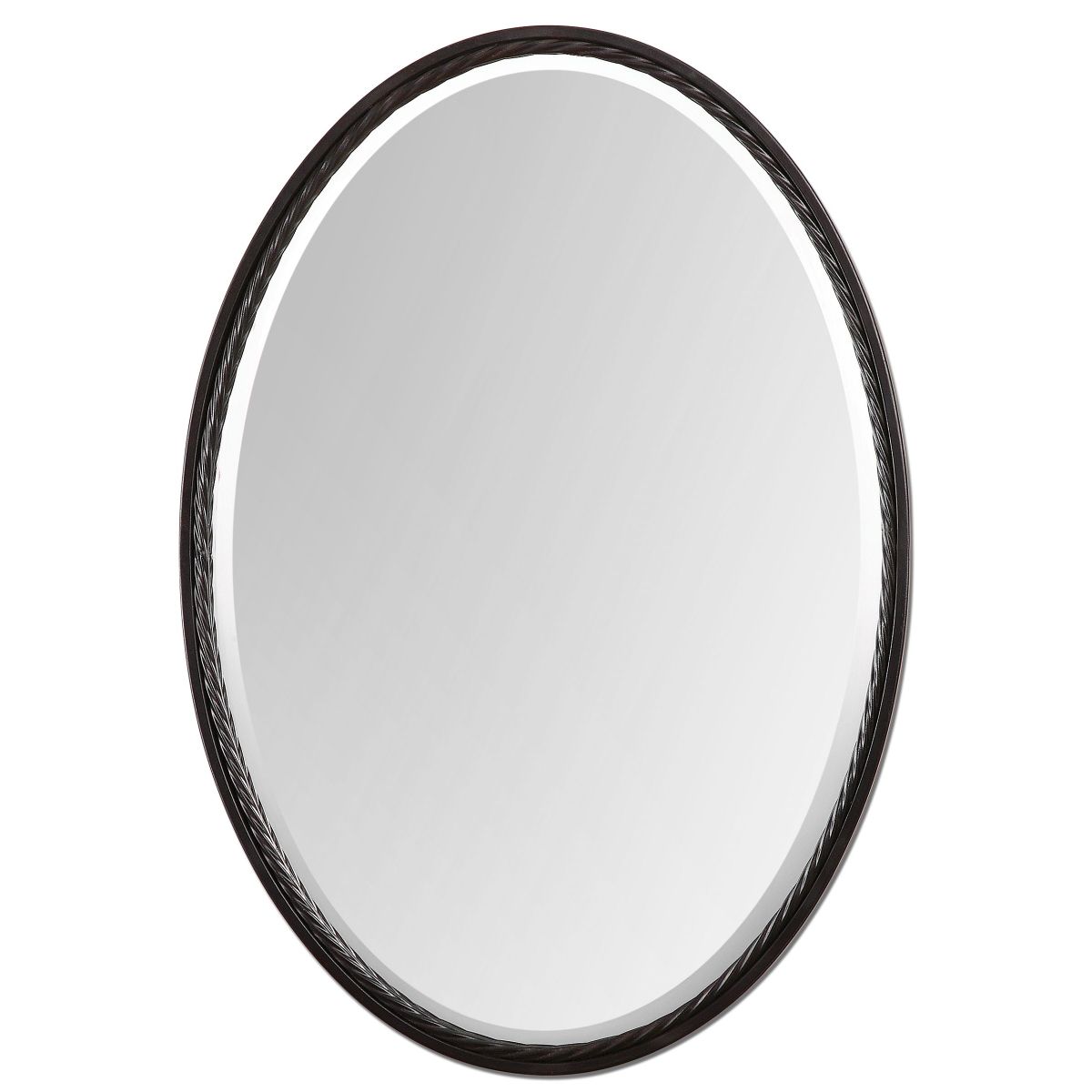 Uttermost Casalina Oil Rubbed Bronze Oval Mirror - Walmart.com
