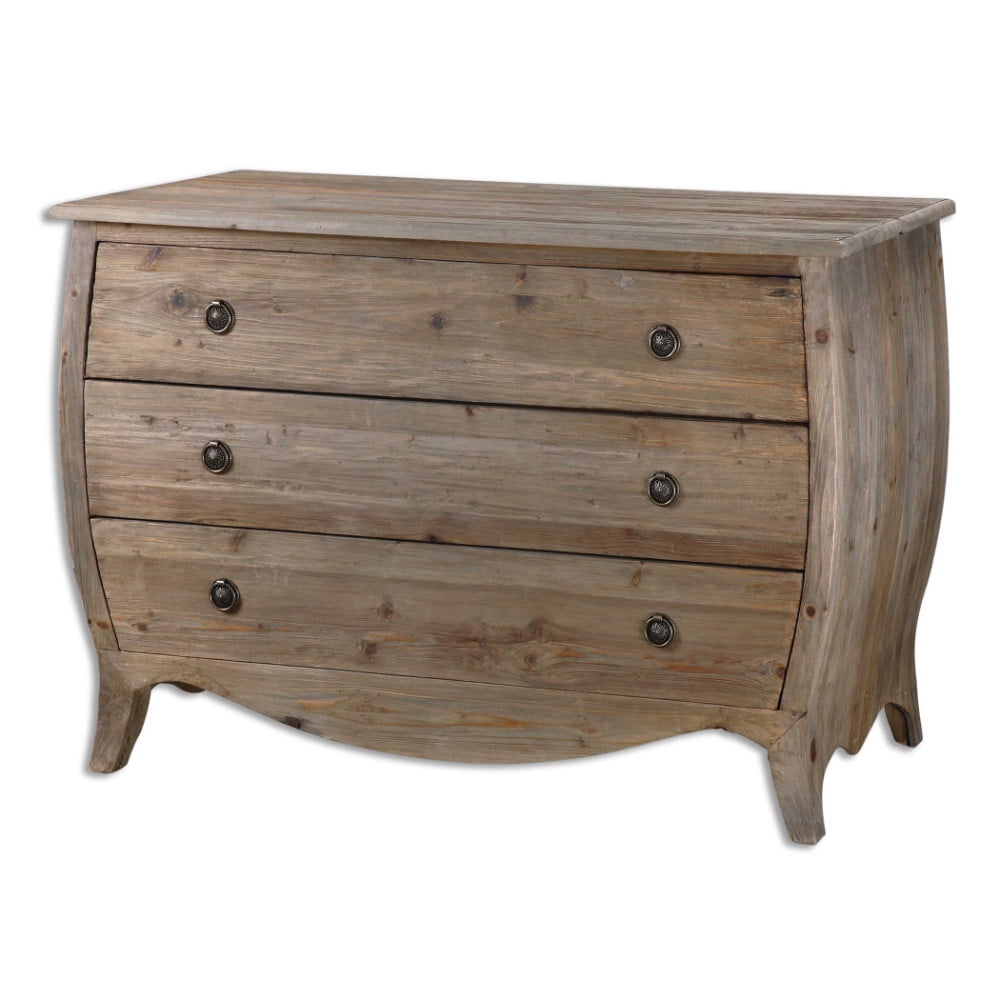 24454-Uttermost-Gavorrano - 44 inch Bombe Foyer Chest - Walmart.com