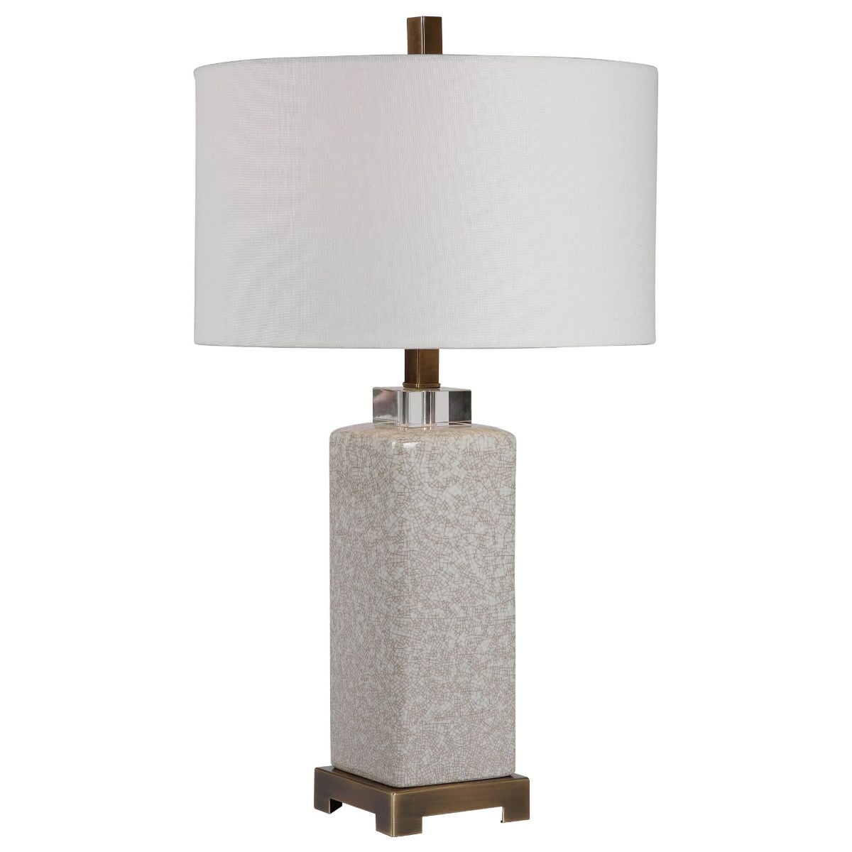 Uttermost Irie Crackled Taupe Table Lamp - Walmart.com