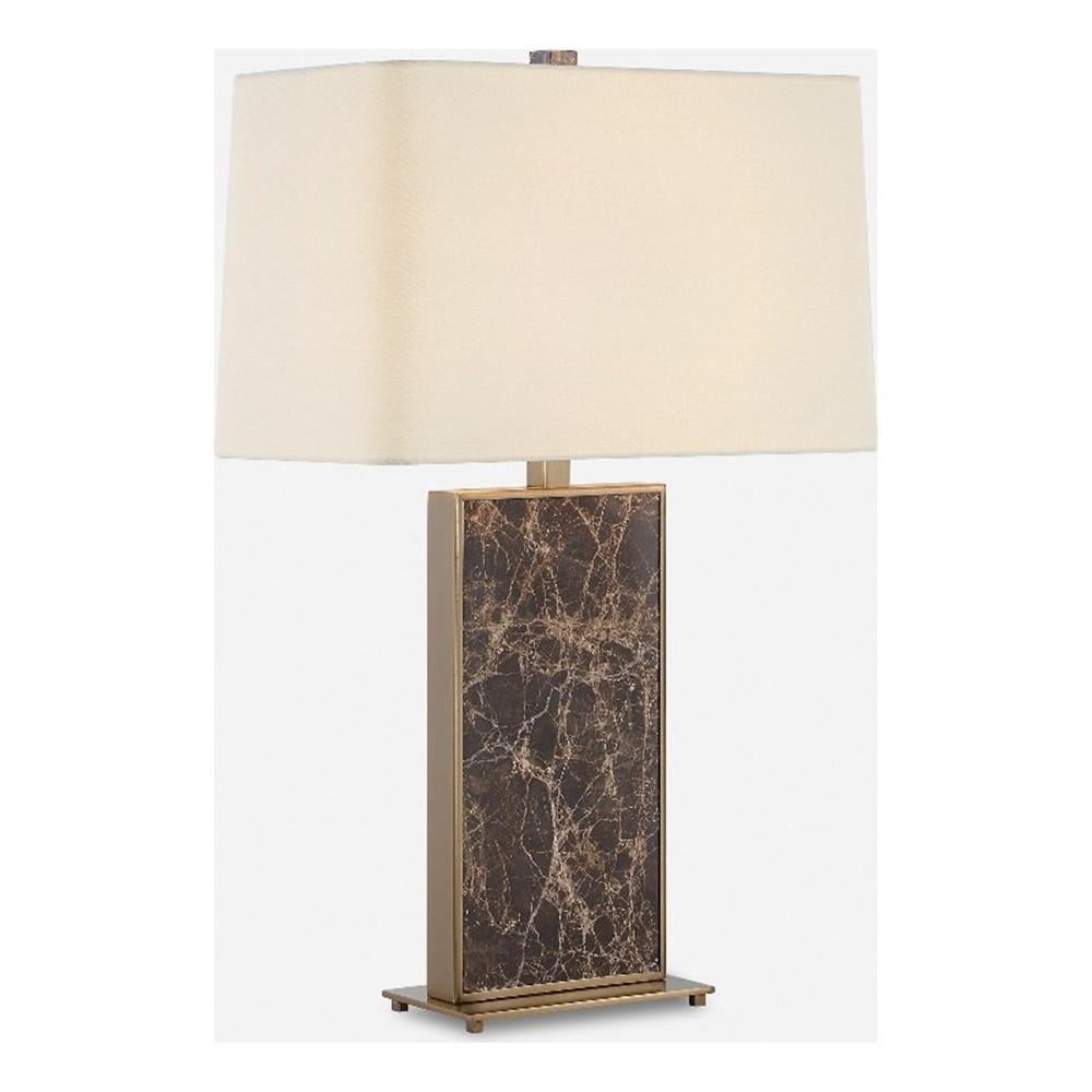 Uttermost Lafferty Marble Table Lamp in Brown - Walmart.com