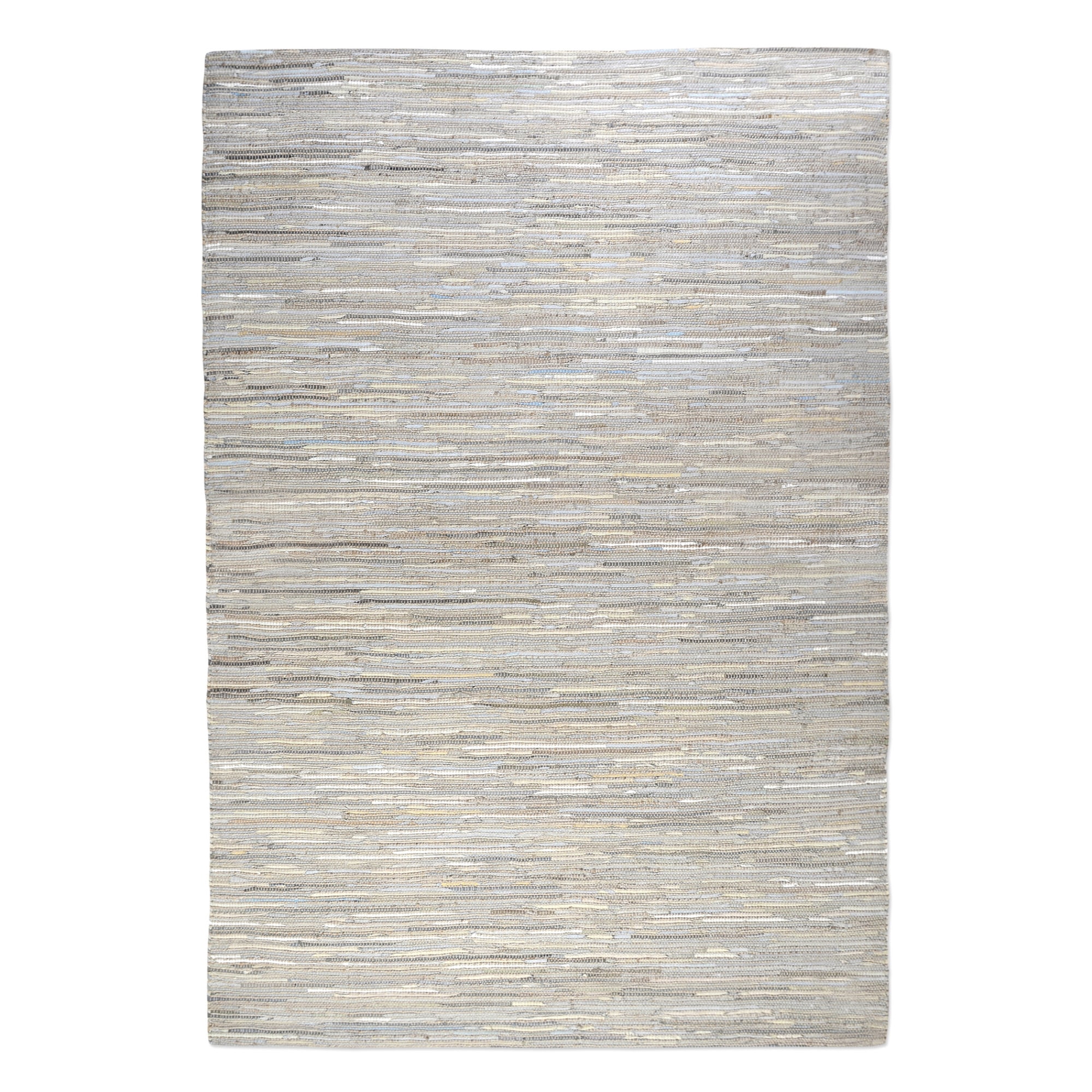 Uttermost Nyala 60x96" Recycled Leather and Hemp Rug in Light Beige ...