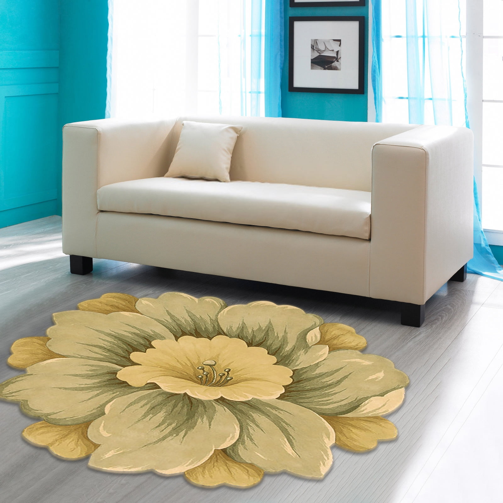 UttpKLBx Fluffy Bath Mats U-Shaped Contour Toilet Rug Memory Foam ...