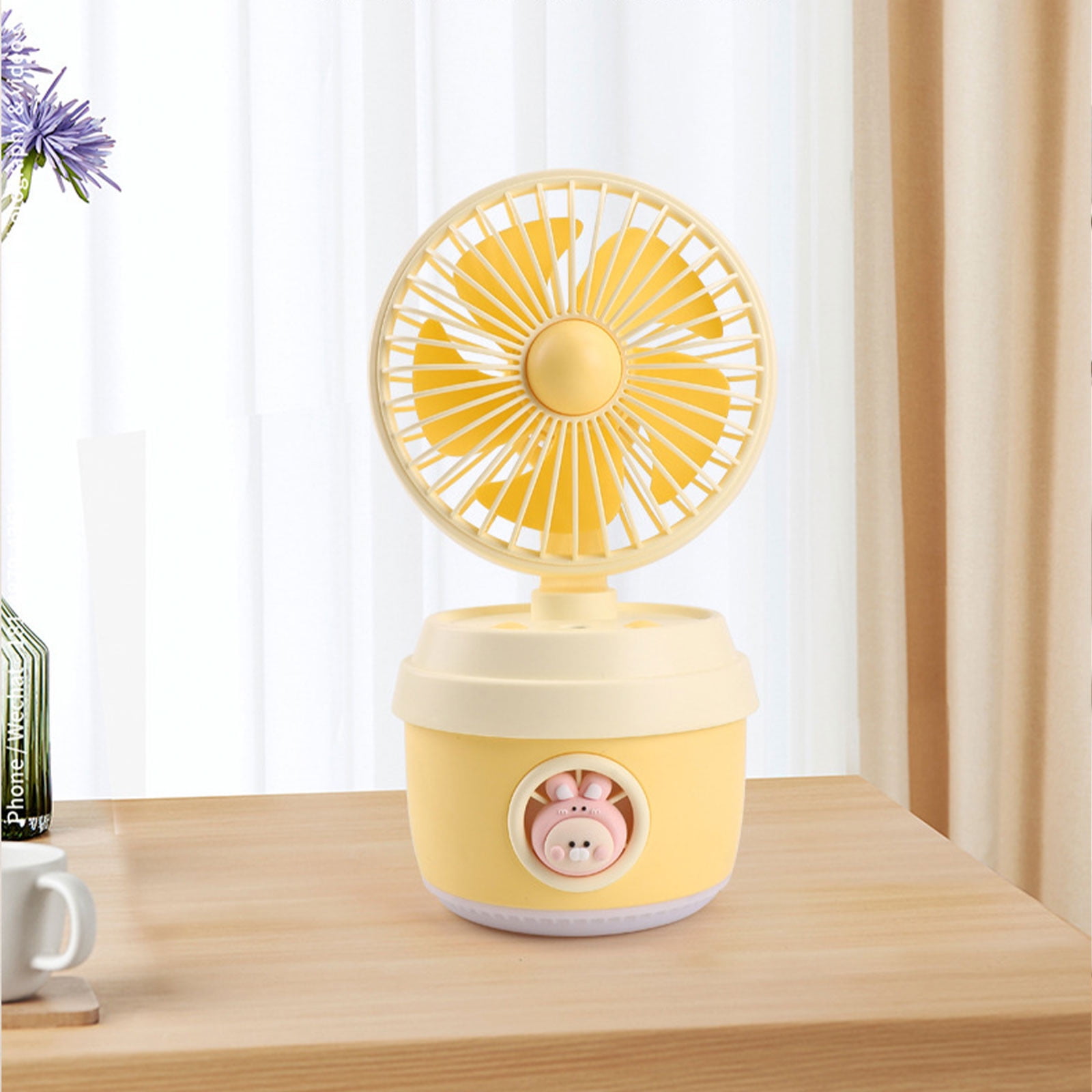 UttpKLBx Portable Window Air Conditioner Battery Operated Personal Fan ...