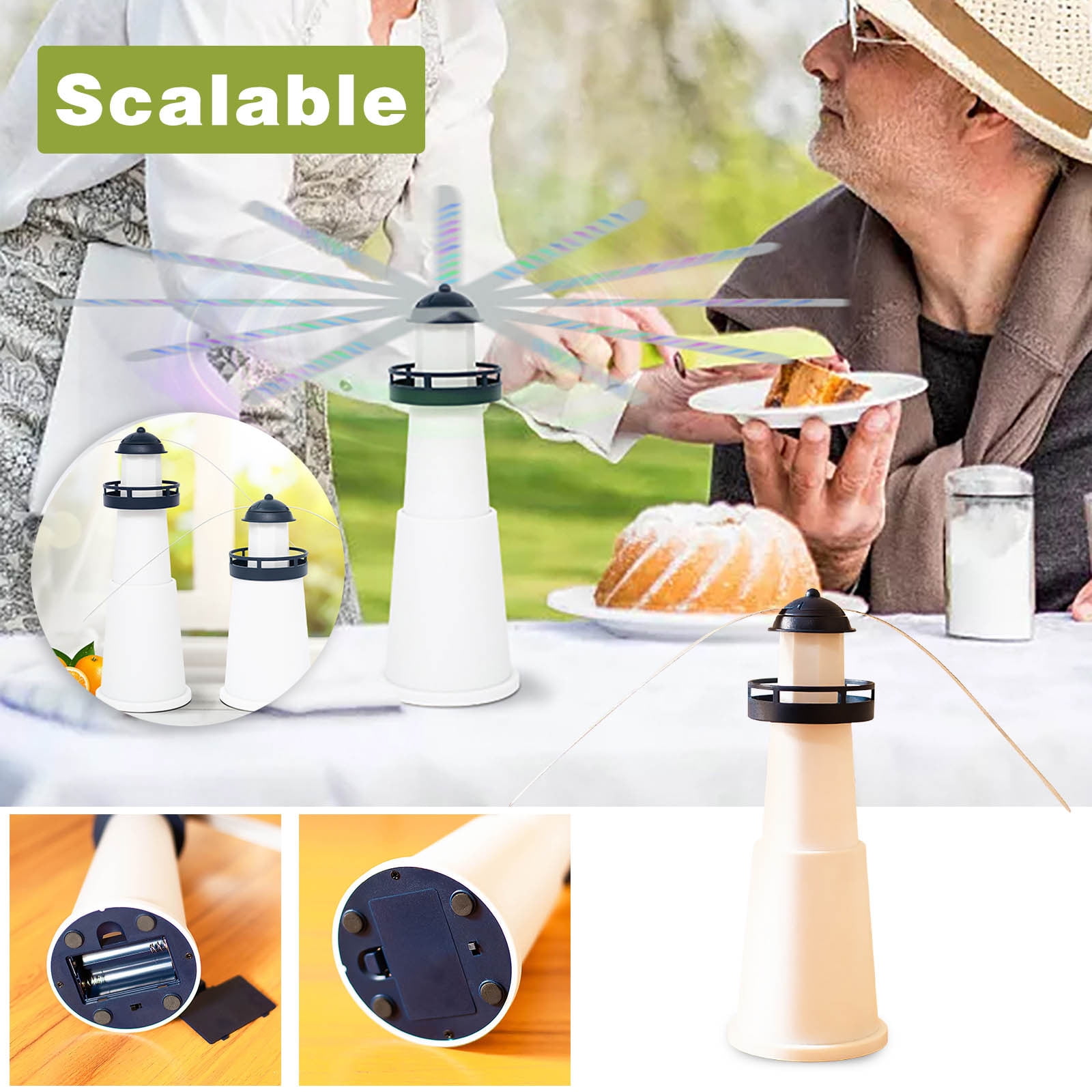 UttpKLBx Quiet Oscillating Fan for Indoors Silent Table Fan Travel Fan ...