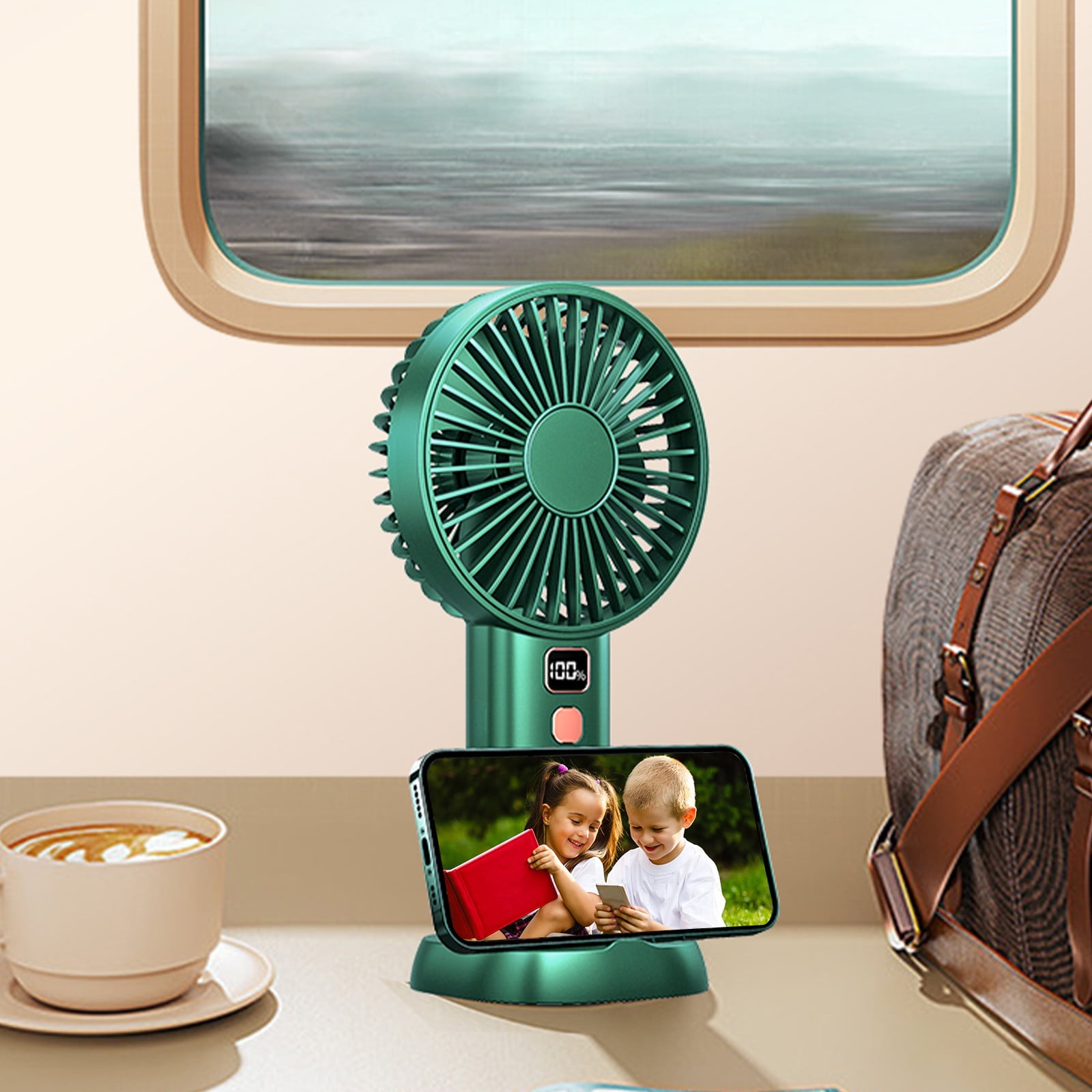 UttpKLBx USB Tower Fan Battery Powered Desk Fan Portable Air Cooler ...