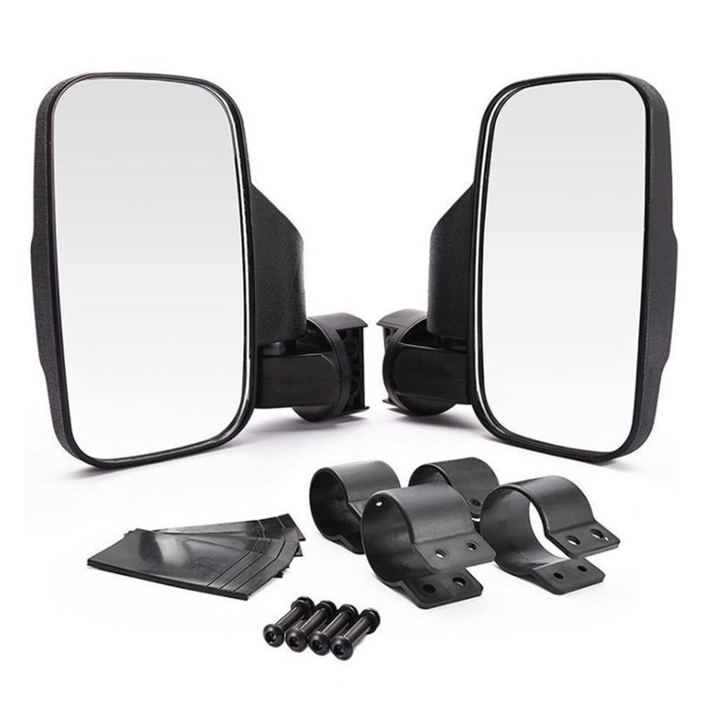 Utv Side Mirrors For All Terrain Vehicles With Adjustable Viewing ...
