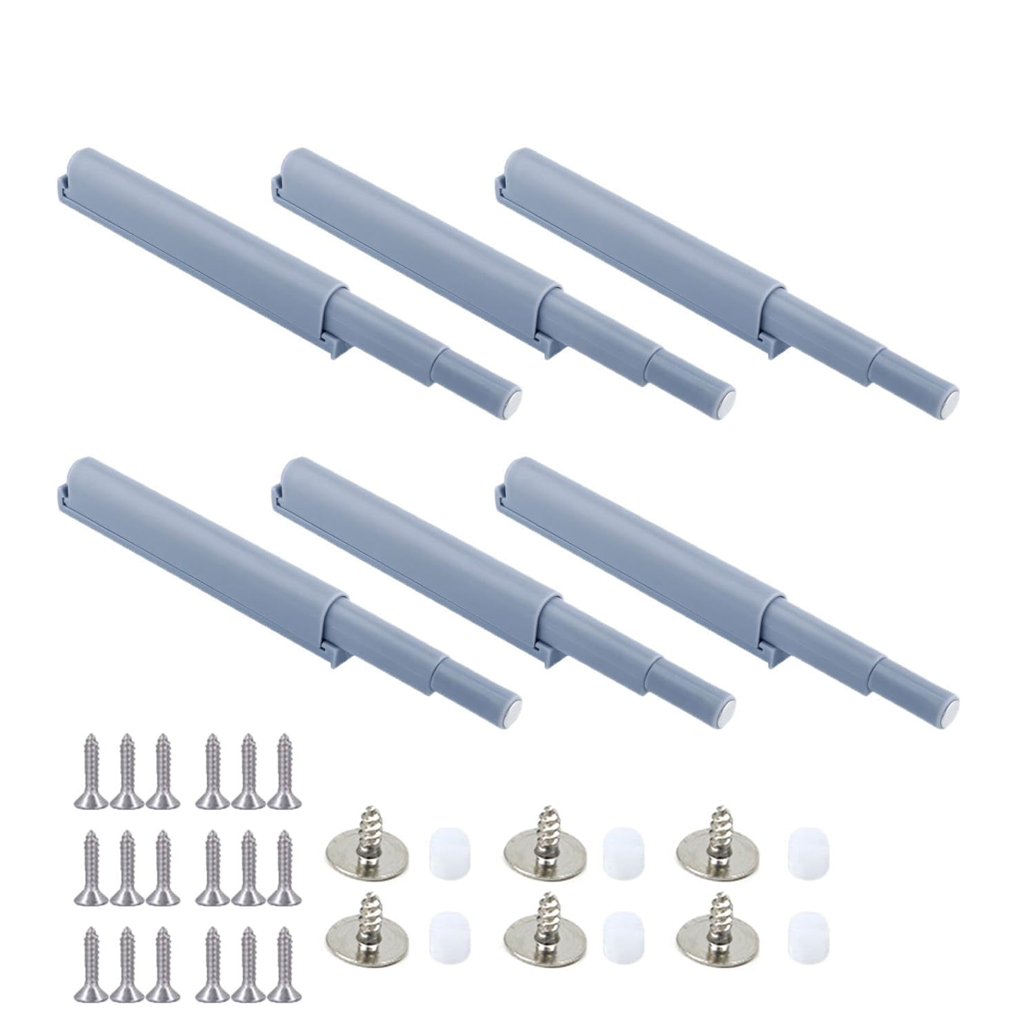 UtySty 6 Pack Magnetic Push Latch Push to Touch Latches Door Latch ...