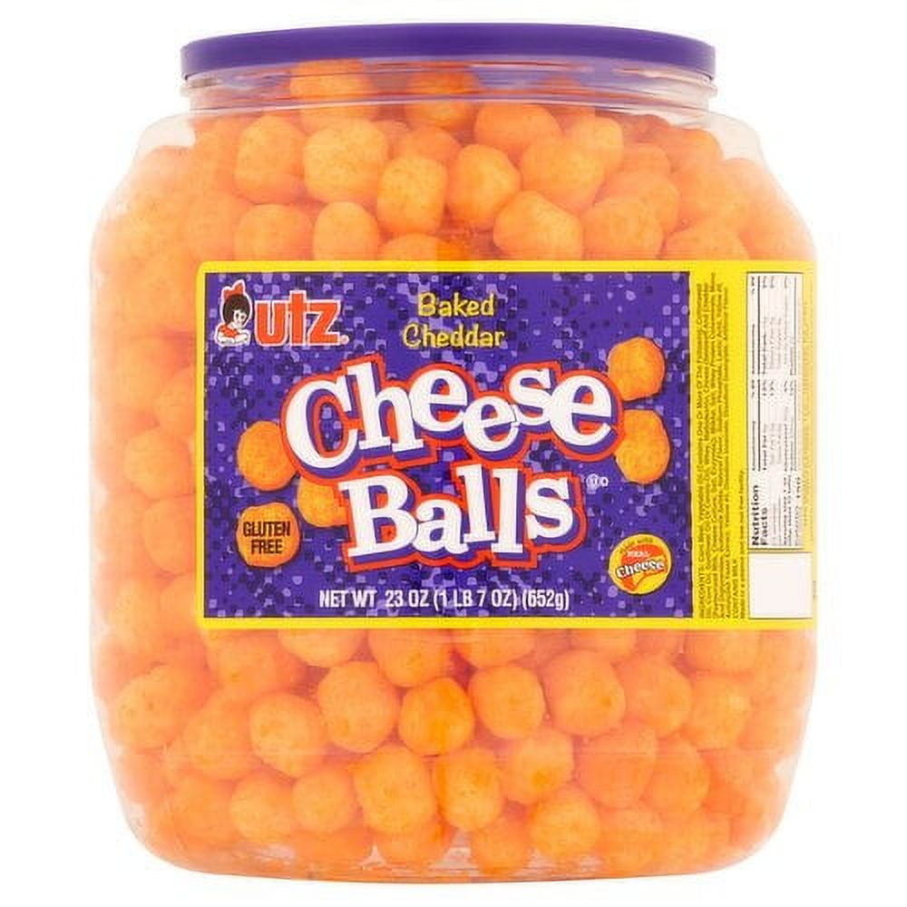 Utz Baked Cheddar Cheese Balls, 23 oz( pack of 1 ) - Walmart.com