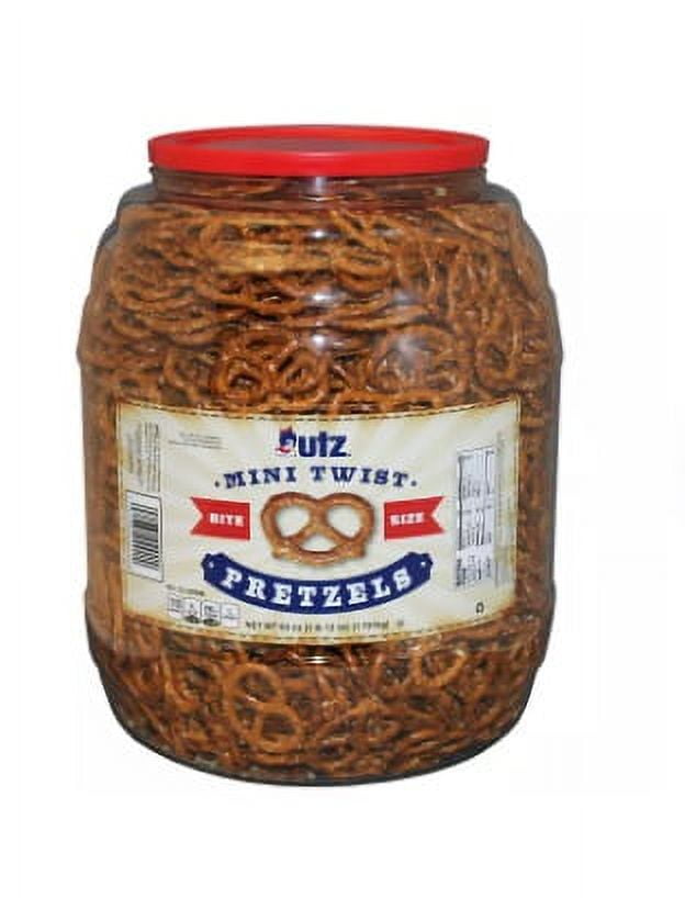 Utz Mini Twist Pretzels, 60 oz Jug, Vegan Crunchy Snack - Walmart.com