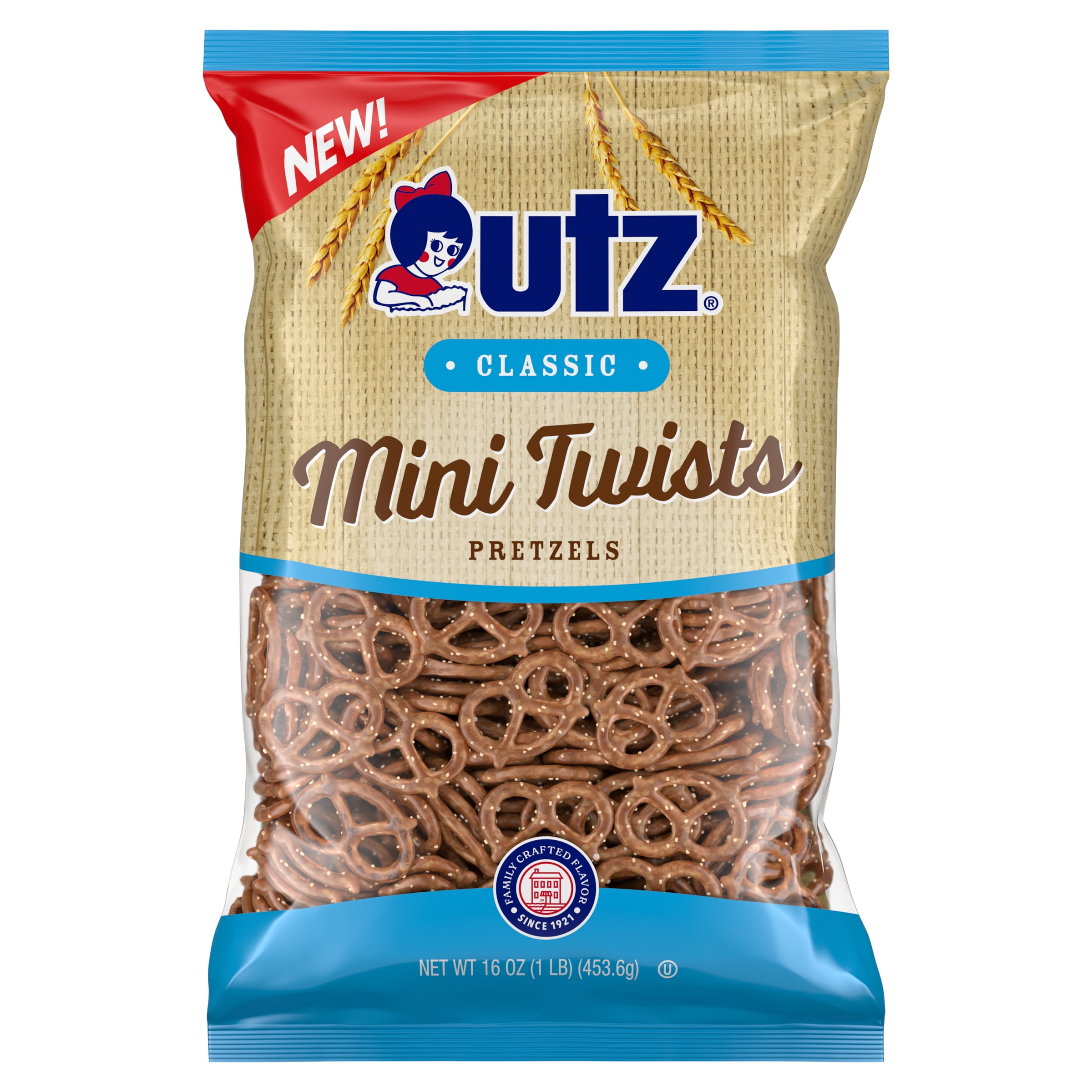 Utz Mini Twists Pretzels 16oz Bag - Walmart.com