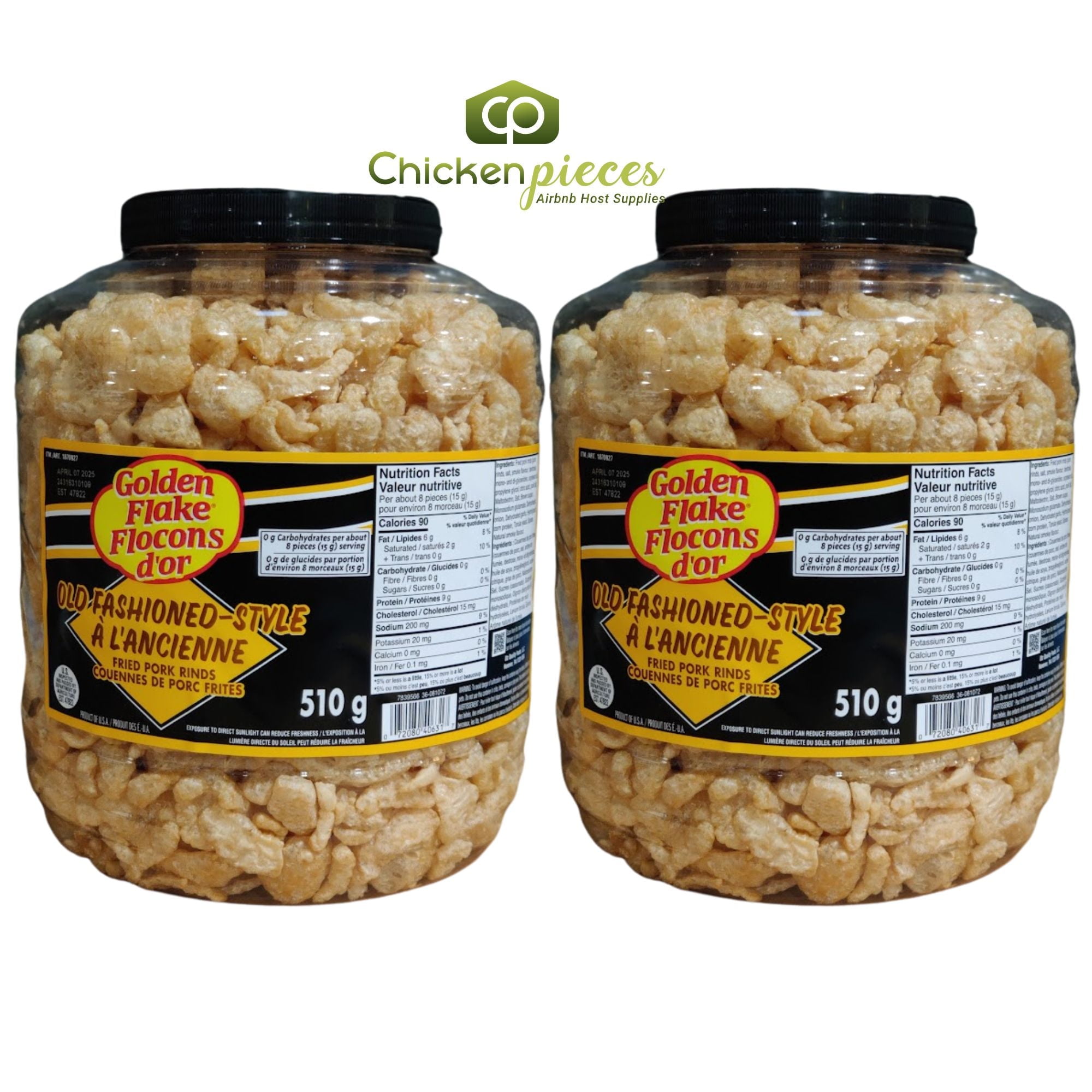 Utz Original Golden Flake Pork Rinds | Zero Carbs | Keto Friendly - 510 ...