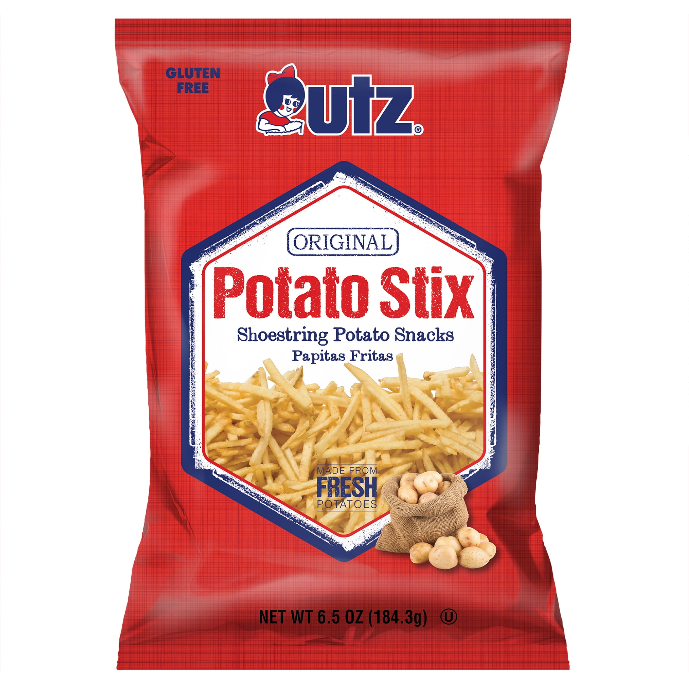 Utz Original Potato Stix, Gluten-Free, 6.5 oz Bag - Walmart.com