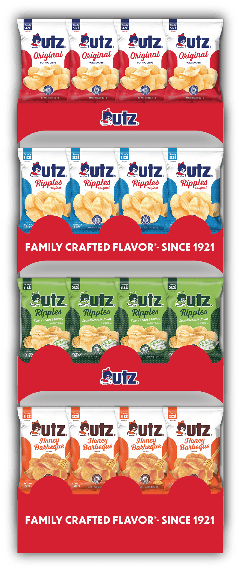 Utz Club Pack Thin Chips - Walmart Business Supplies