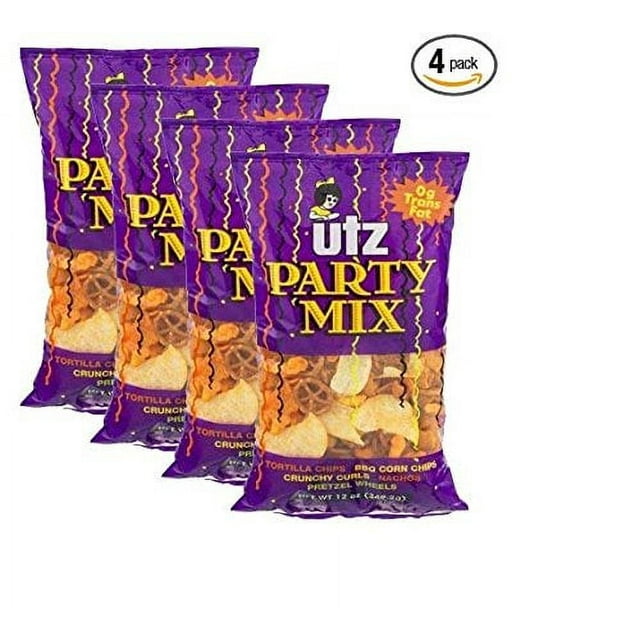 Utz Party Mix 12oz. Bag (4 Bags) - Walmart.com