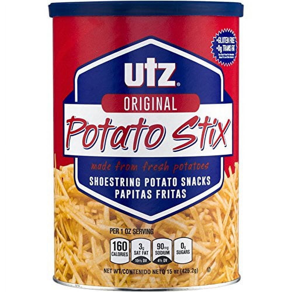 Utz Potato Stix - 15 Oz. (2 Containers) - Walmart.com