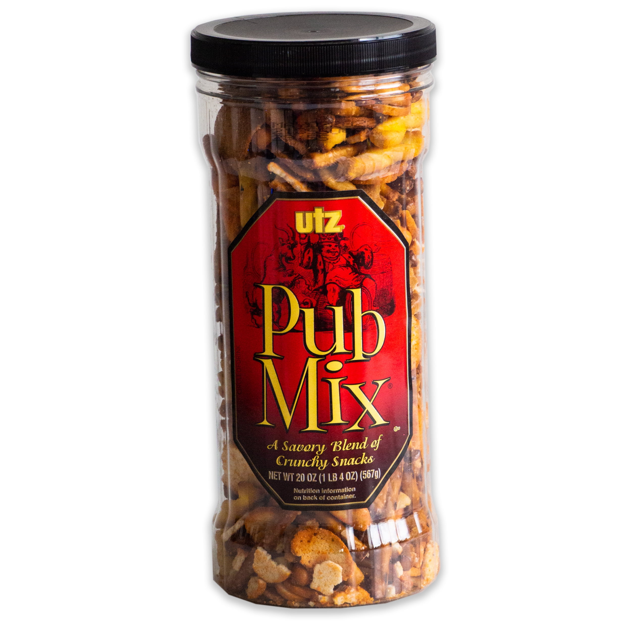 Utz Pub Mix - Savory, Crunchy, Delicious Mixed Snacks - 1, 20oz Barrel ...