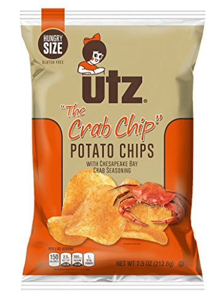Utz Quality Foods Flavored Potato Chips 7.5 Ounce Hungry Size Bag (The ...