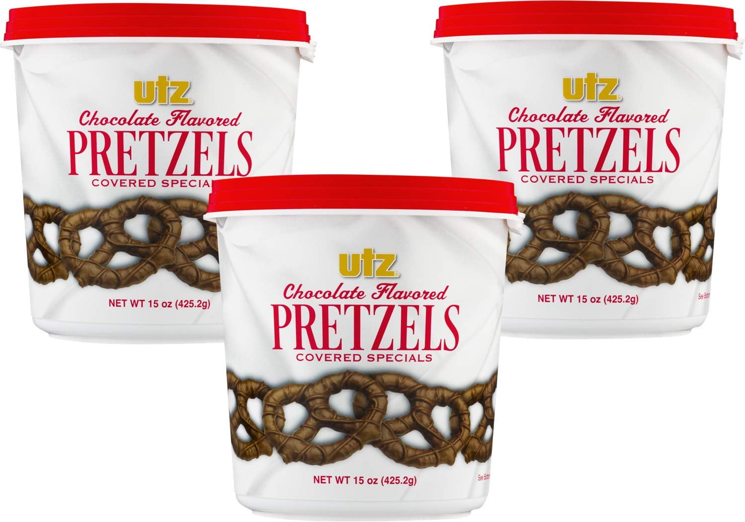 Utz Milk Chocolate Covered Pretzels, Sweet and Salty, Kosher, 15 oz ...