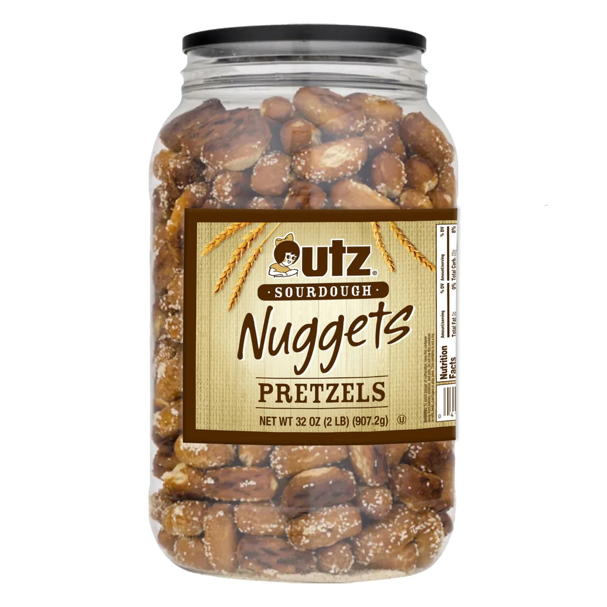 Utz Quality Foods Sourdough Pretzel Nuggets, 3-Pack 32 oz. Barrels - Walmart.com