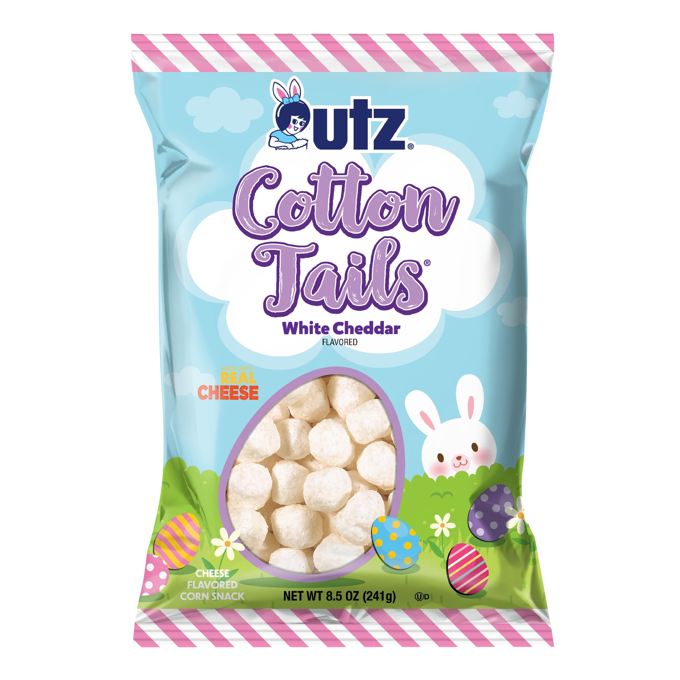 Utz White Cheddar Cotton Tails, 8.5 oz Bag - Walmart.com