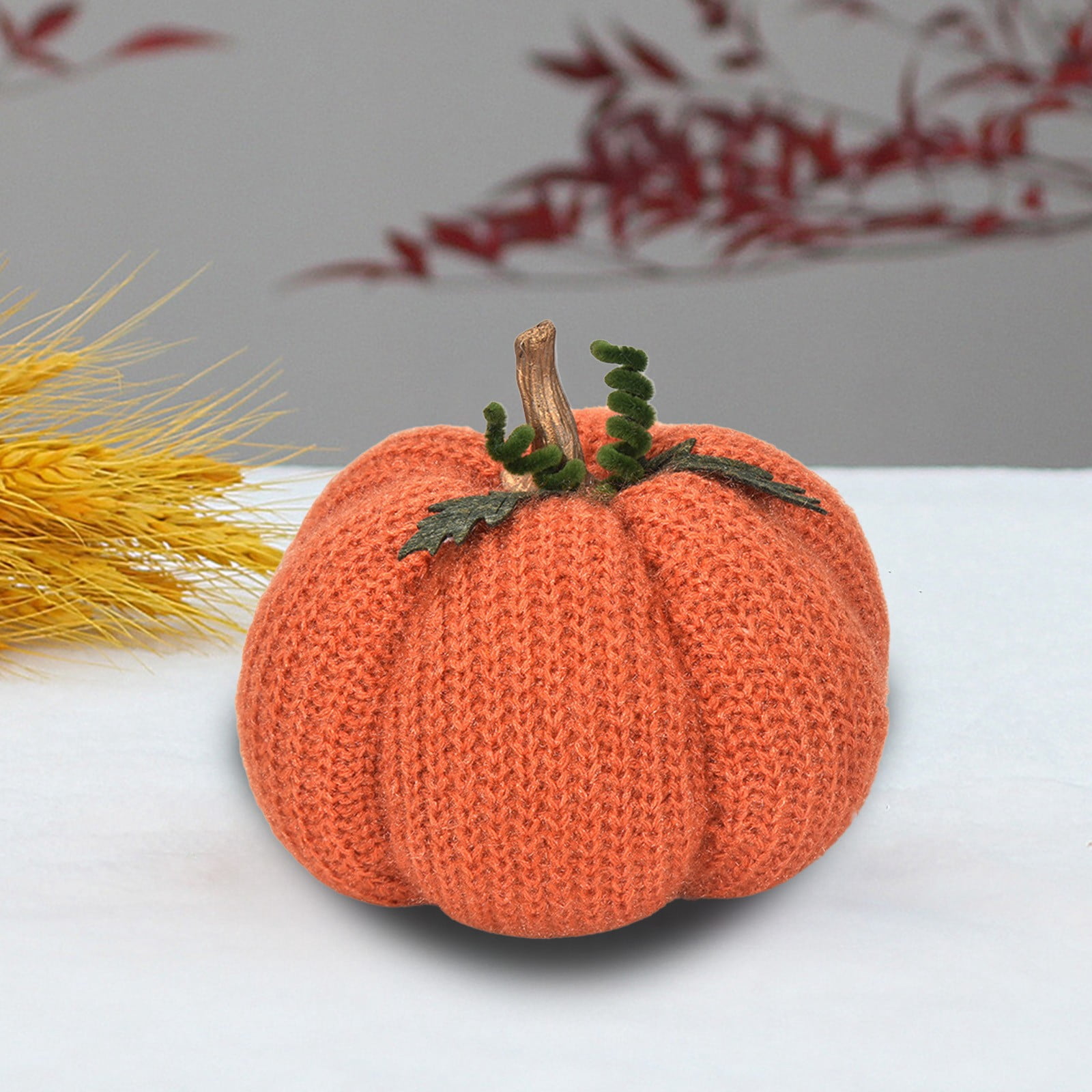 Uuiauoio Fall Harvest Crochet Handmade Pumpkins Small Knit Rustic ...