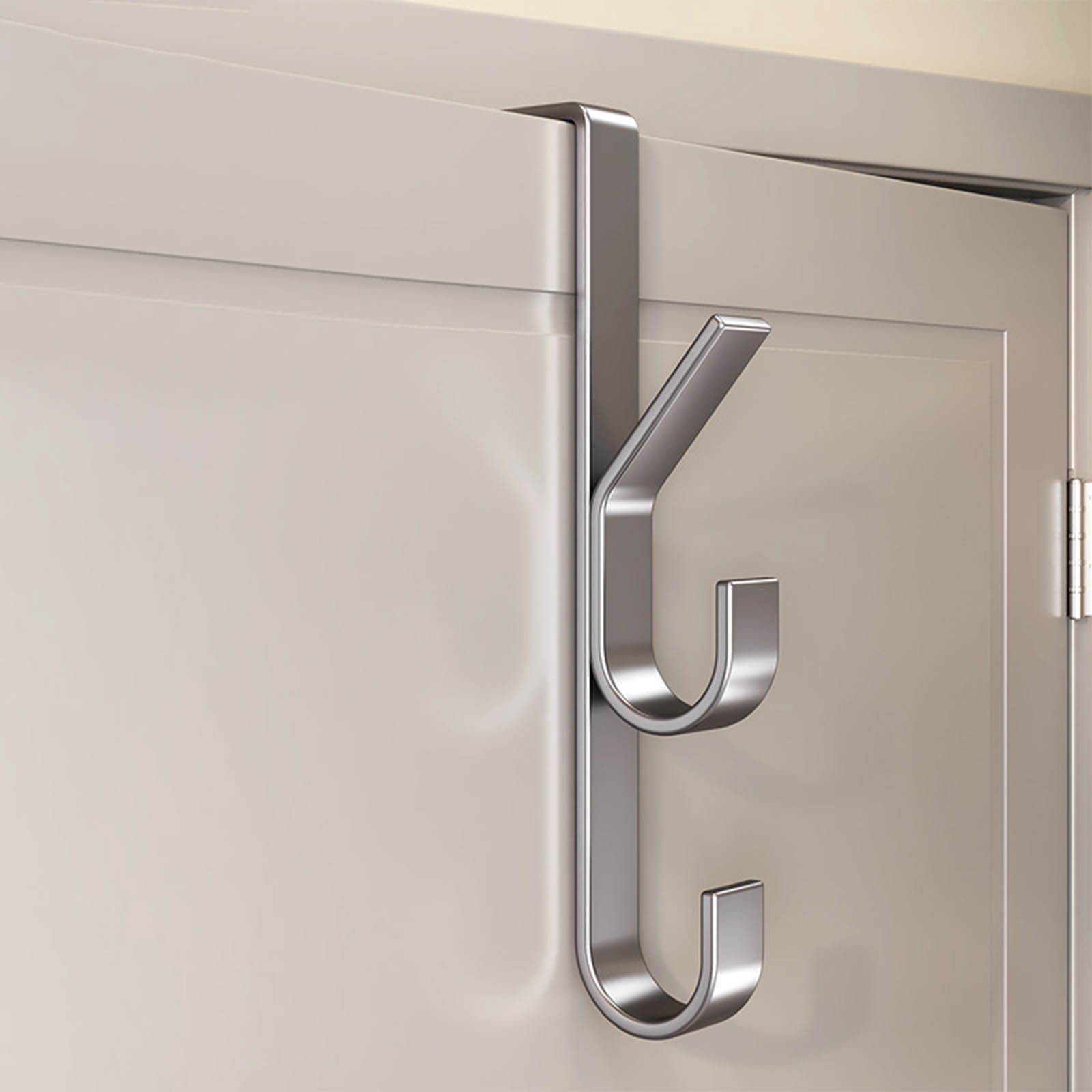 Uuiauoio Vertical Bar Door Hook No Drill Installation for Clothes Bags ...