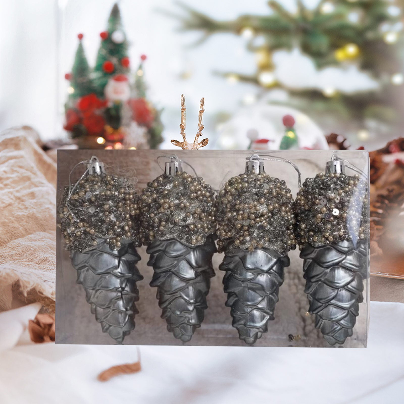 Uuowzo Christmas Pendant Decorative Shatterproof Christmas Tree ...