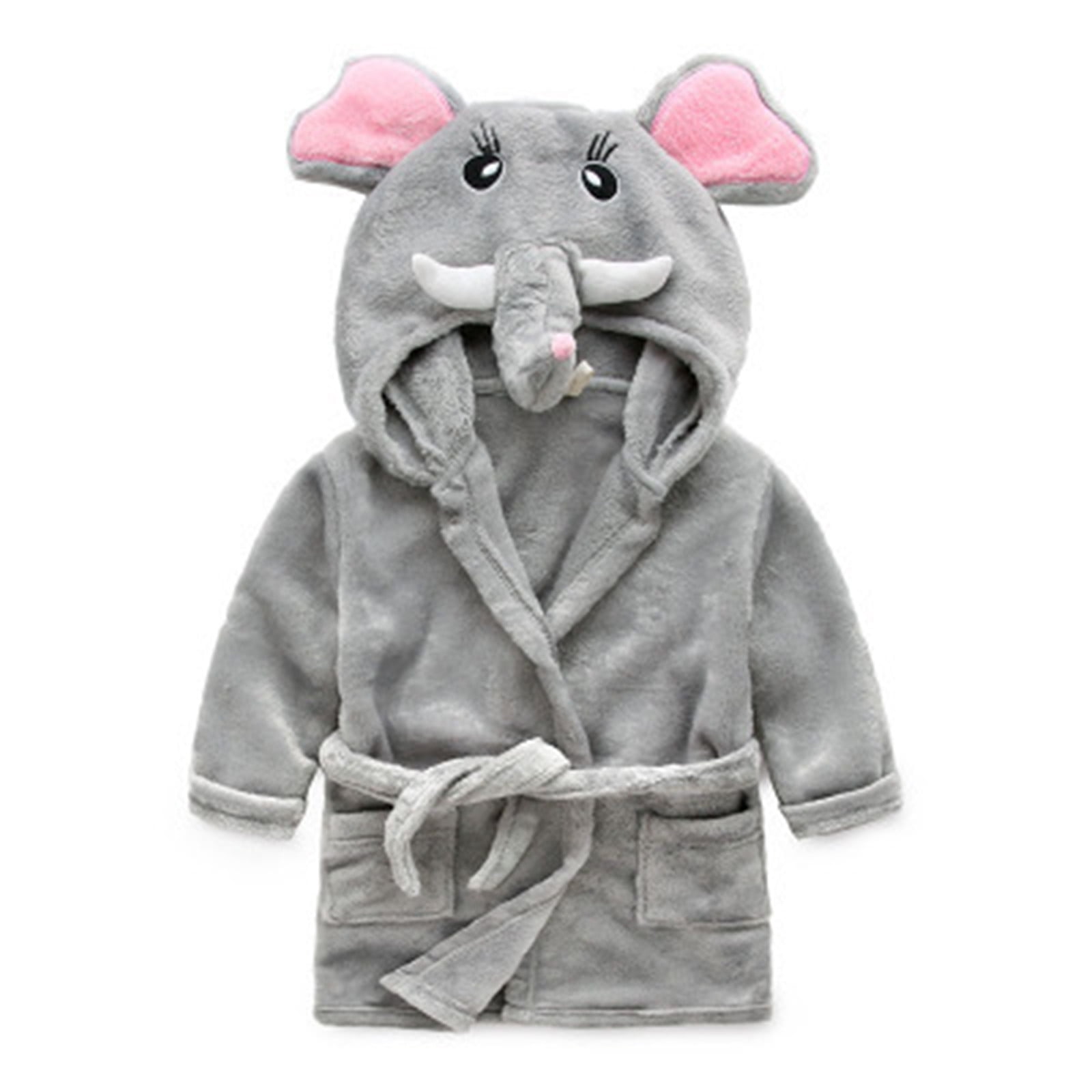 Uuszgmr Baby Boys Girls Coats Unisex Animal Face Hooded Towel And Plush ...