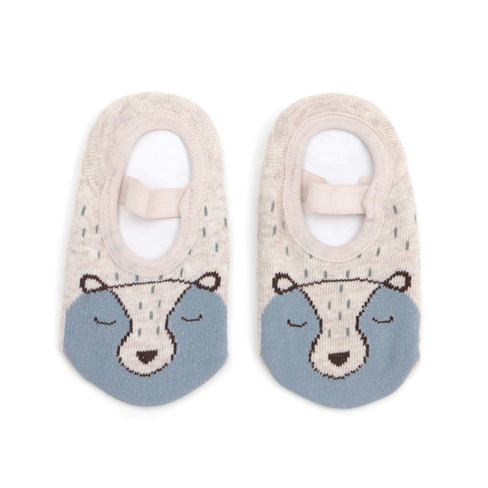 ZHUASHUM Baby Sock 1-3 Years Toddler Animal Prints Cute Solid Color ...