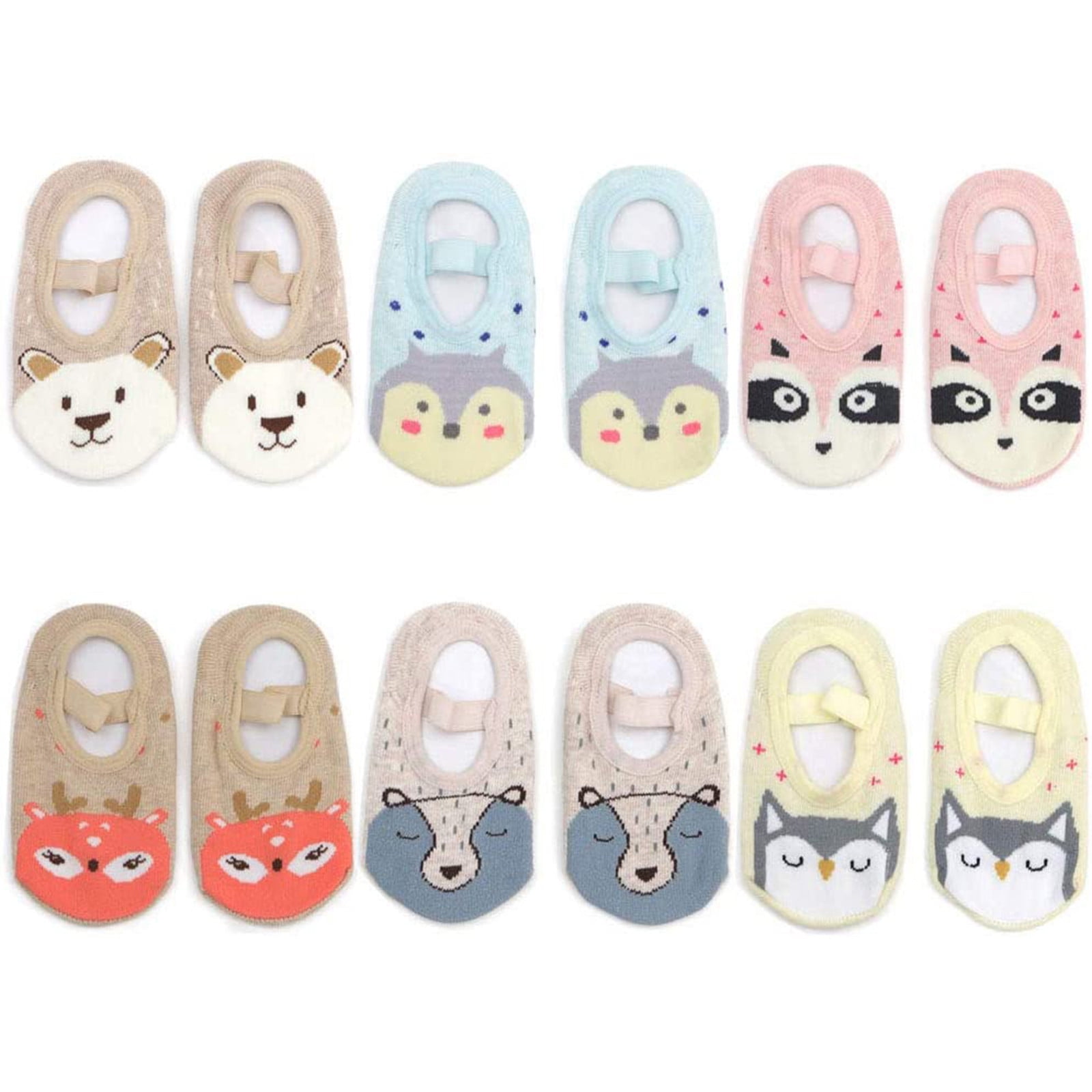 Uuszgmr Baby Sock For Boys Girls Animal Toddler Knitted Cute Cartoon ...