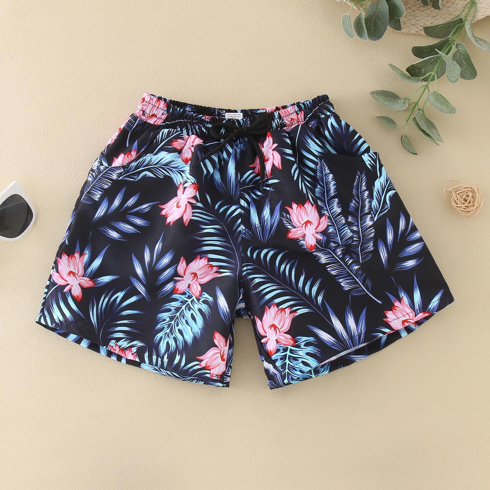 Uuszgmr Boys Swimming Trunks 5-6 Years Relax Fit Multicolor Summer ...