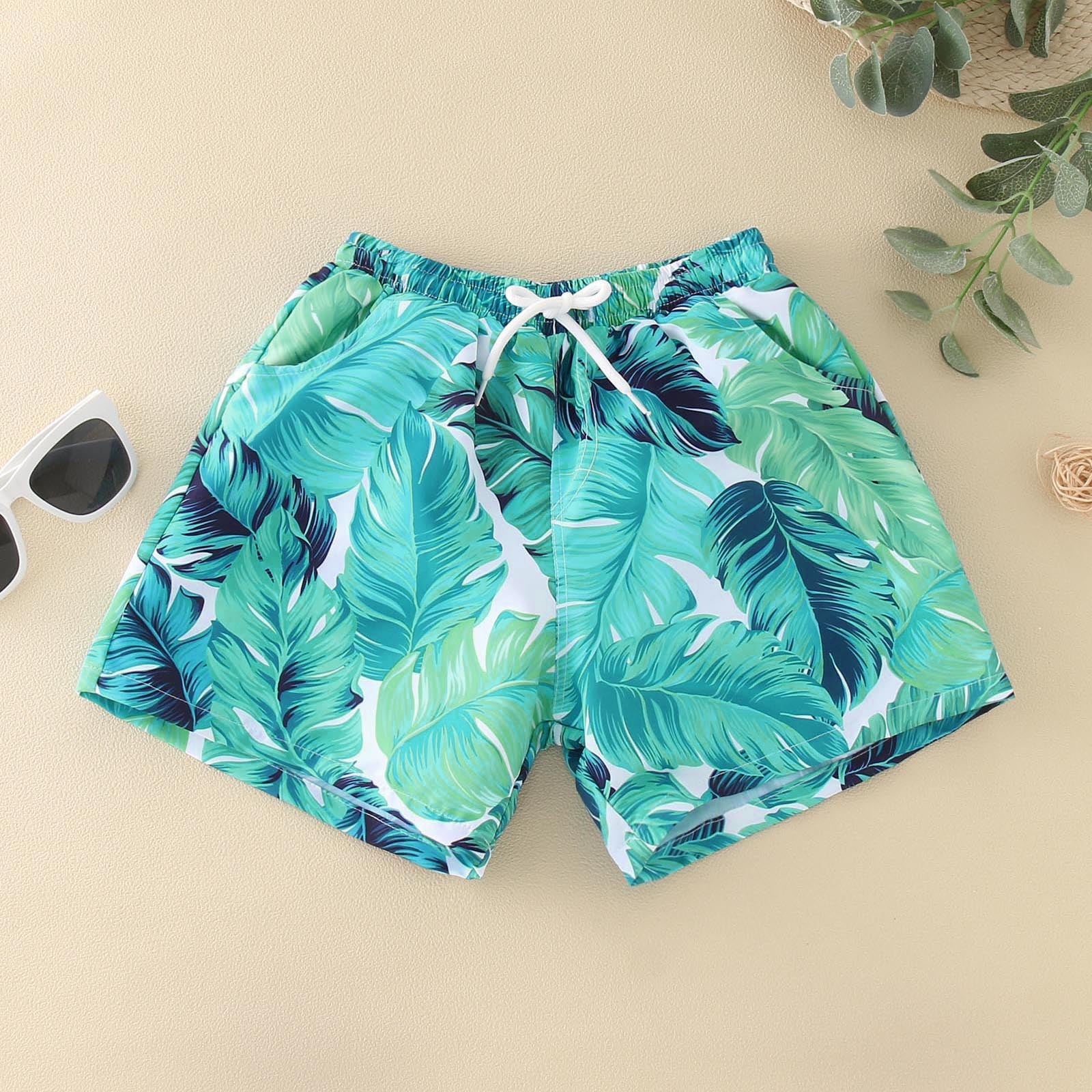 Uuszgmr Boys Swimming Trunks 9-10 Years Toddler Summer Swimming Trunks ...