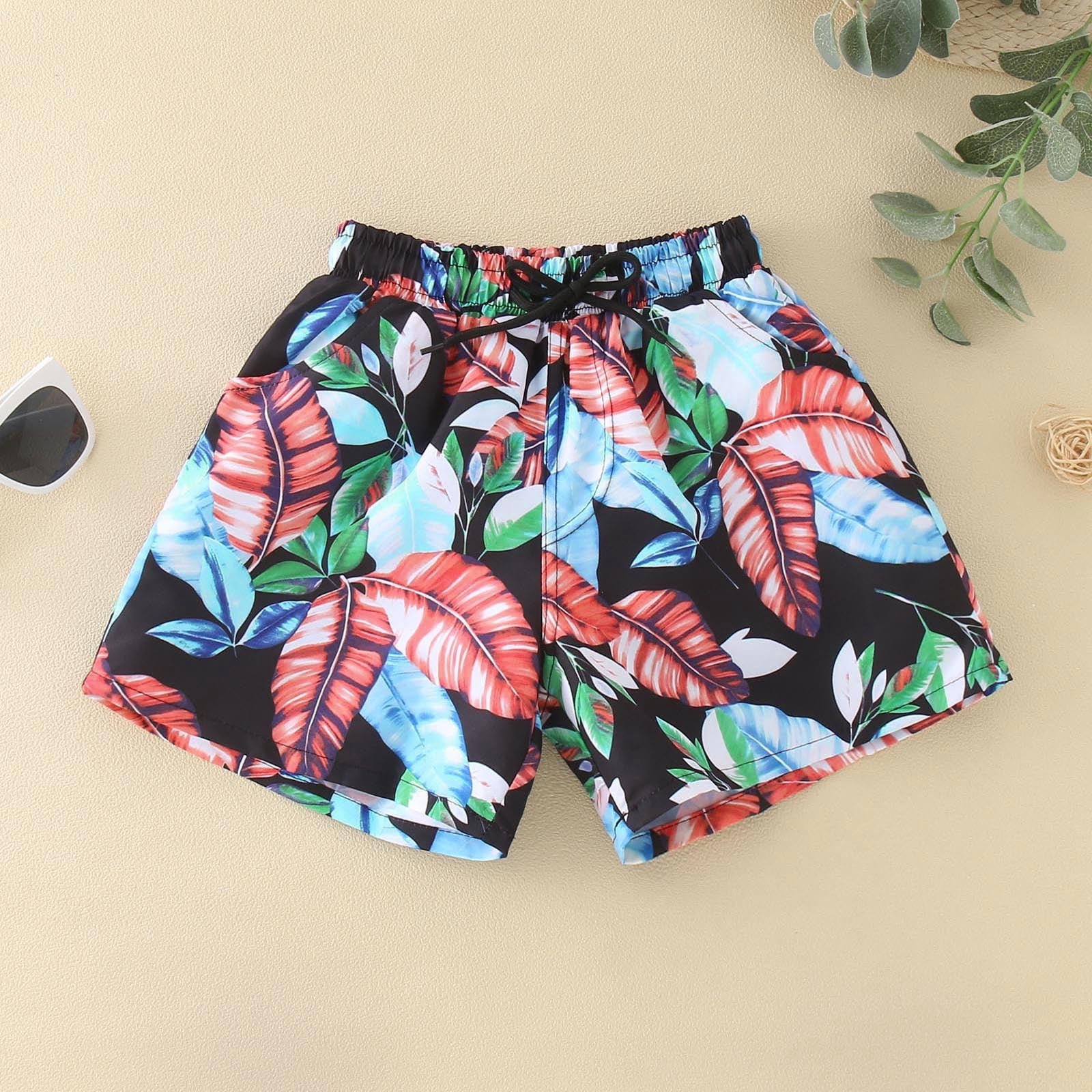 Uuszgmr Boys Swimsuits 9-10 Years Relax Fit Multicolor Summer Swimming ...
