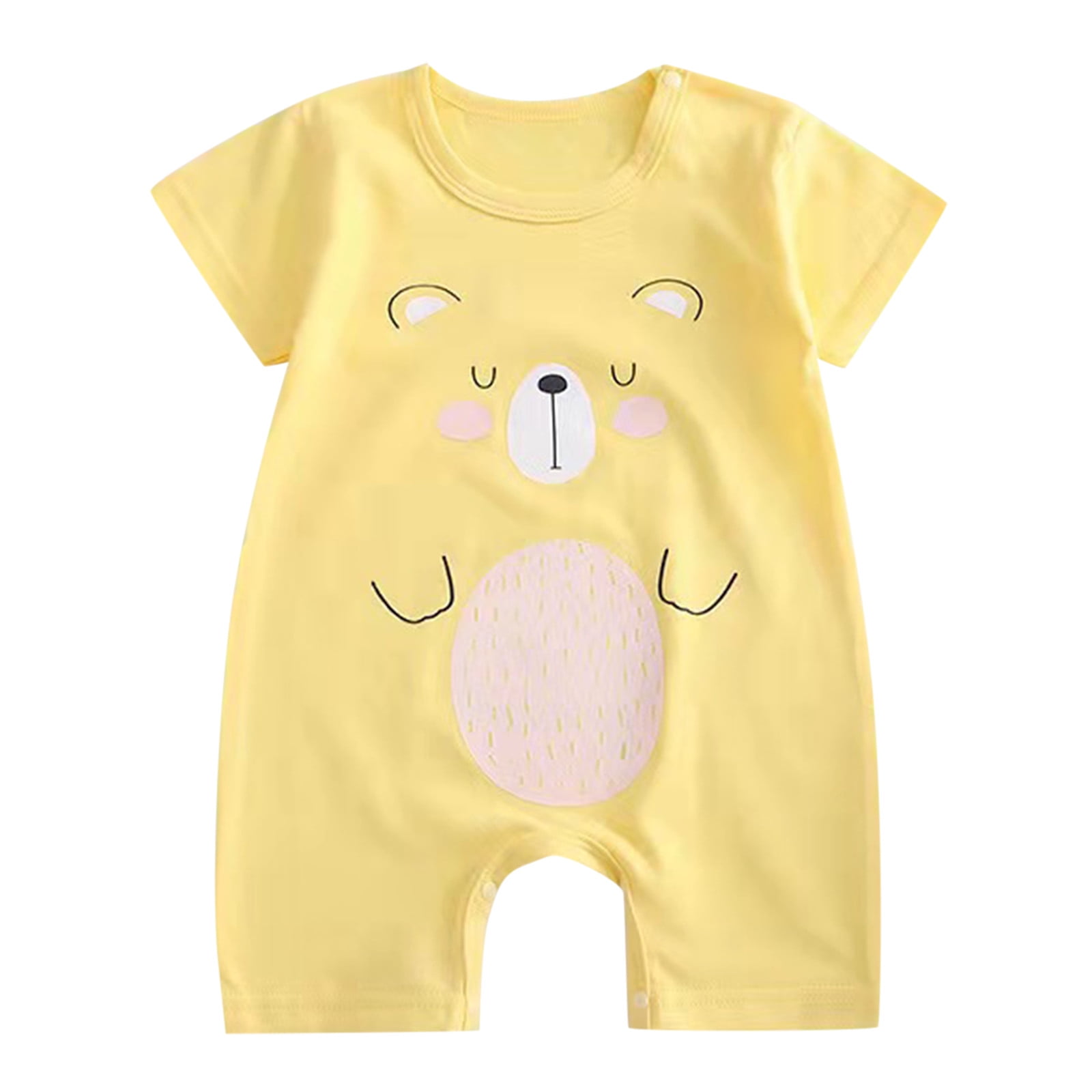 ZHUASHUM Rompers For Kid Boys Girls Children Short Sleeve Cartoon ...