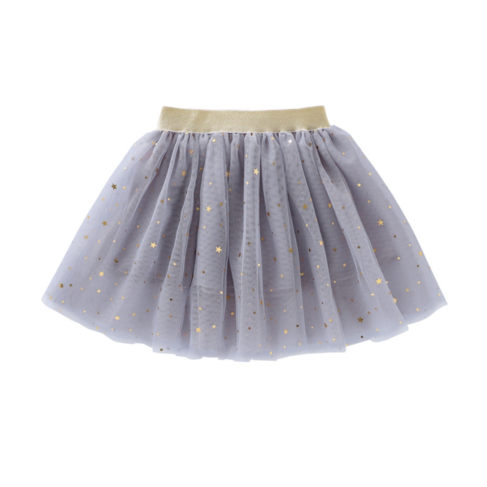 ZHUASHUM Skirts For Girl Tulle Tutu Skirt With Glitter Print Star Party ...