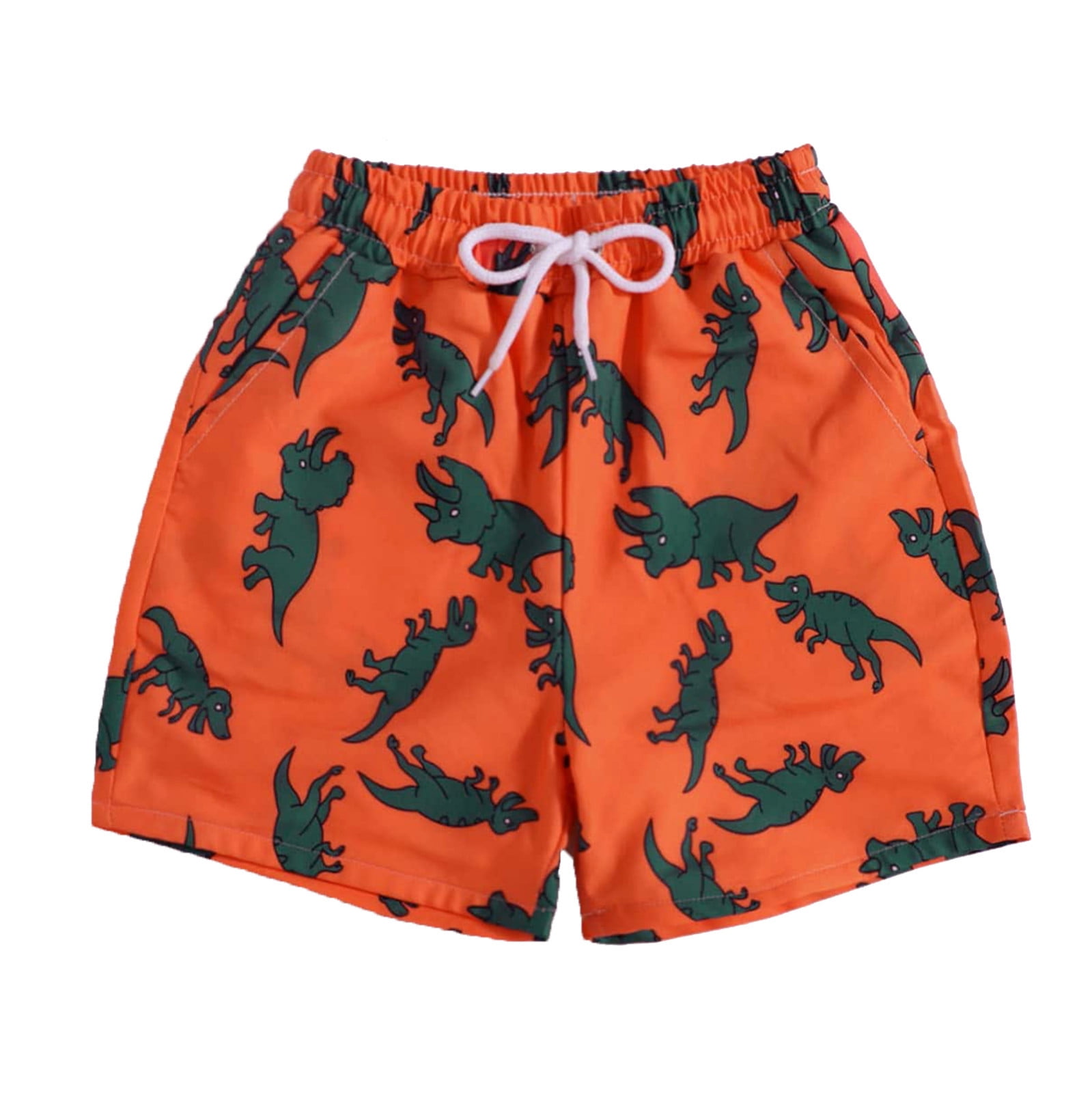 ZHUASHUM Swimming Trunks Boys Cartoon Prints Bathing Suit Toddler Swim ...