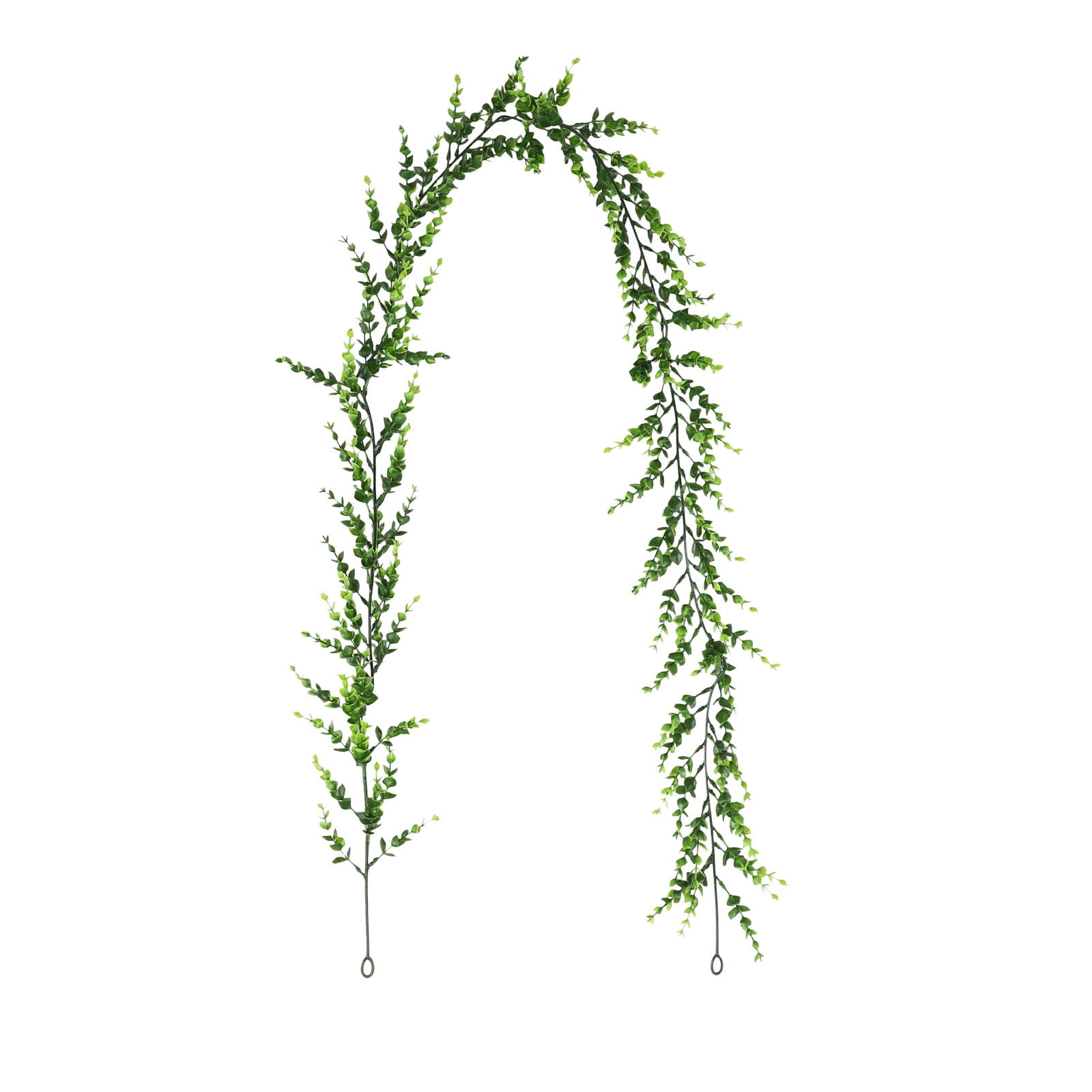 Uutvery 5.8ft Artificial Christmas Garland with Realistic Ivy Leaves ...