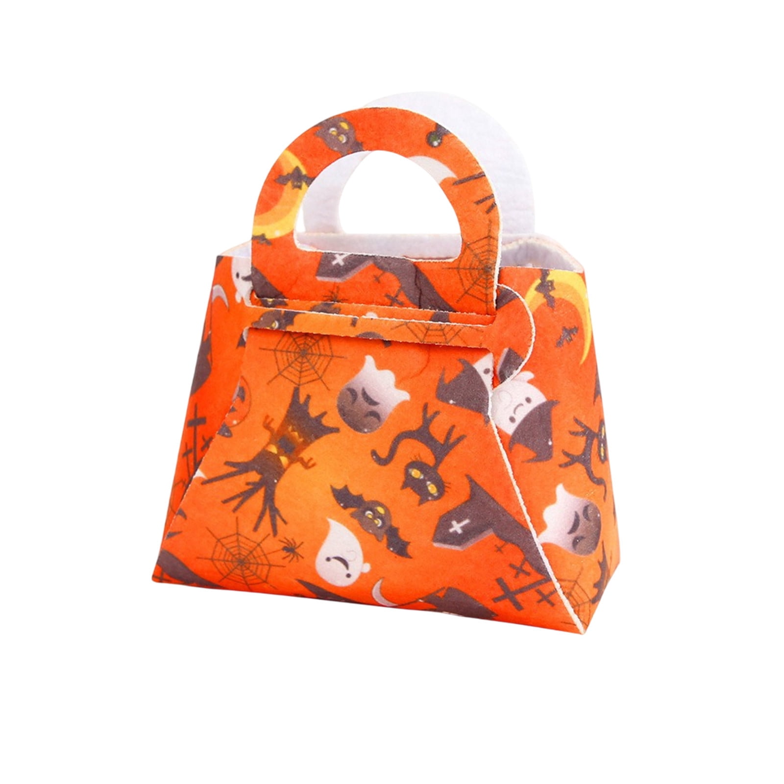 Uutvery Halloween Treat Bags Candy Bags ,Ghost Pumpkin Bats Pattern ...