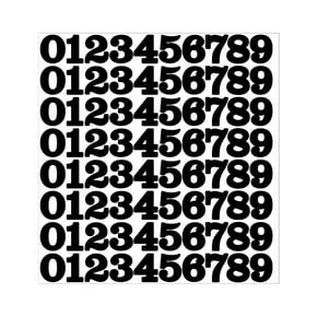 1 Inch Number Stickers