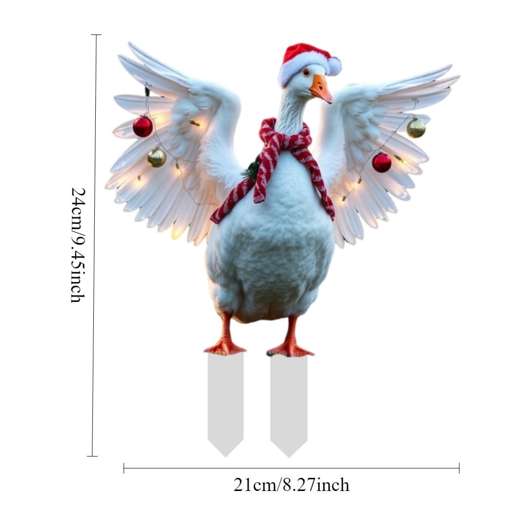 Uutvmp Christmas Animals Yard Art Garden Stakes, Christmas Animal Yard ...