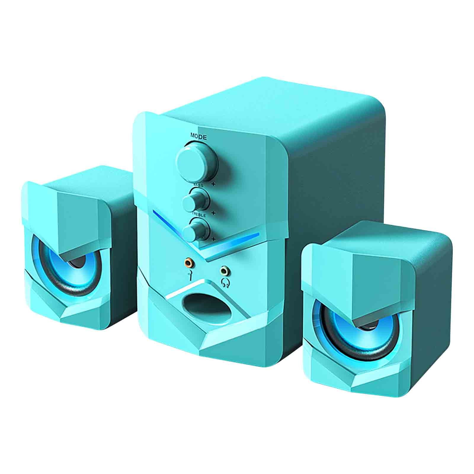 Uutvmp Computer Speakers, Mini PC Speakers with Subwoofer, Desktop ...